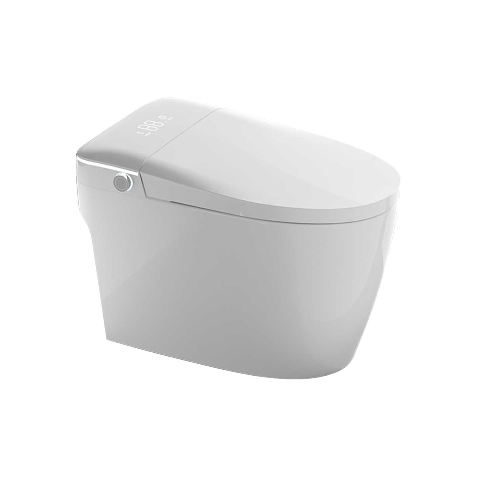 Modern Smart Toilet with Built-in Adjustable Temperature, All-in-one ...