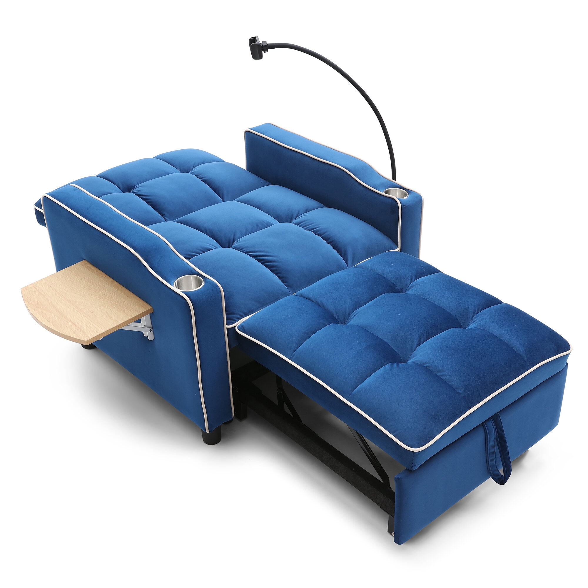 Modern Sofas 3-in-1 Sofa Bed, Convertible Sleeper Chair Sofa Bed ...