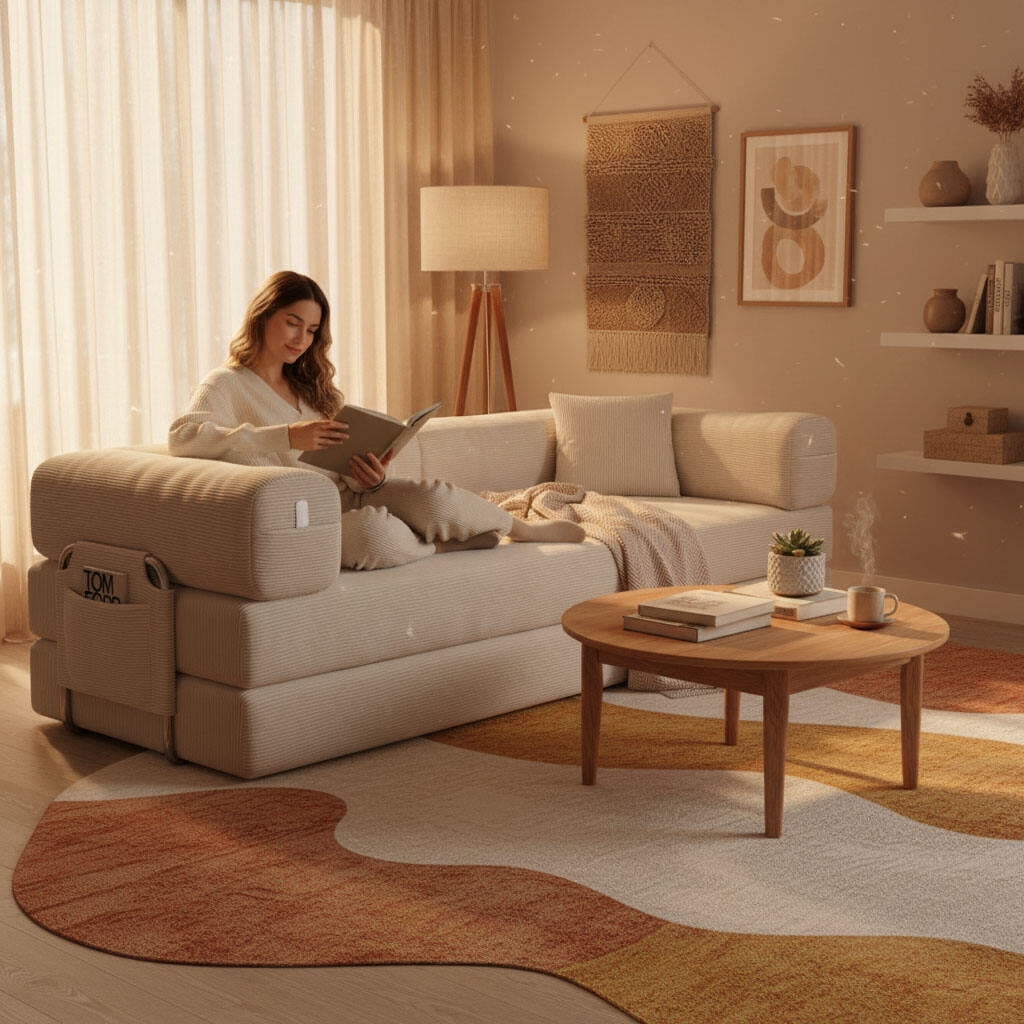 Modern Sofas 78.8inch Belfin Modular Sectional Sofa, Convertible ...