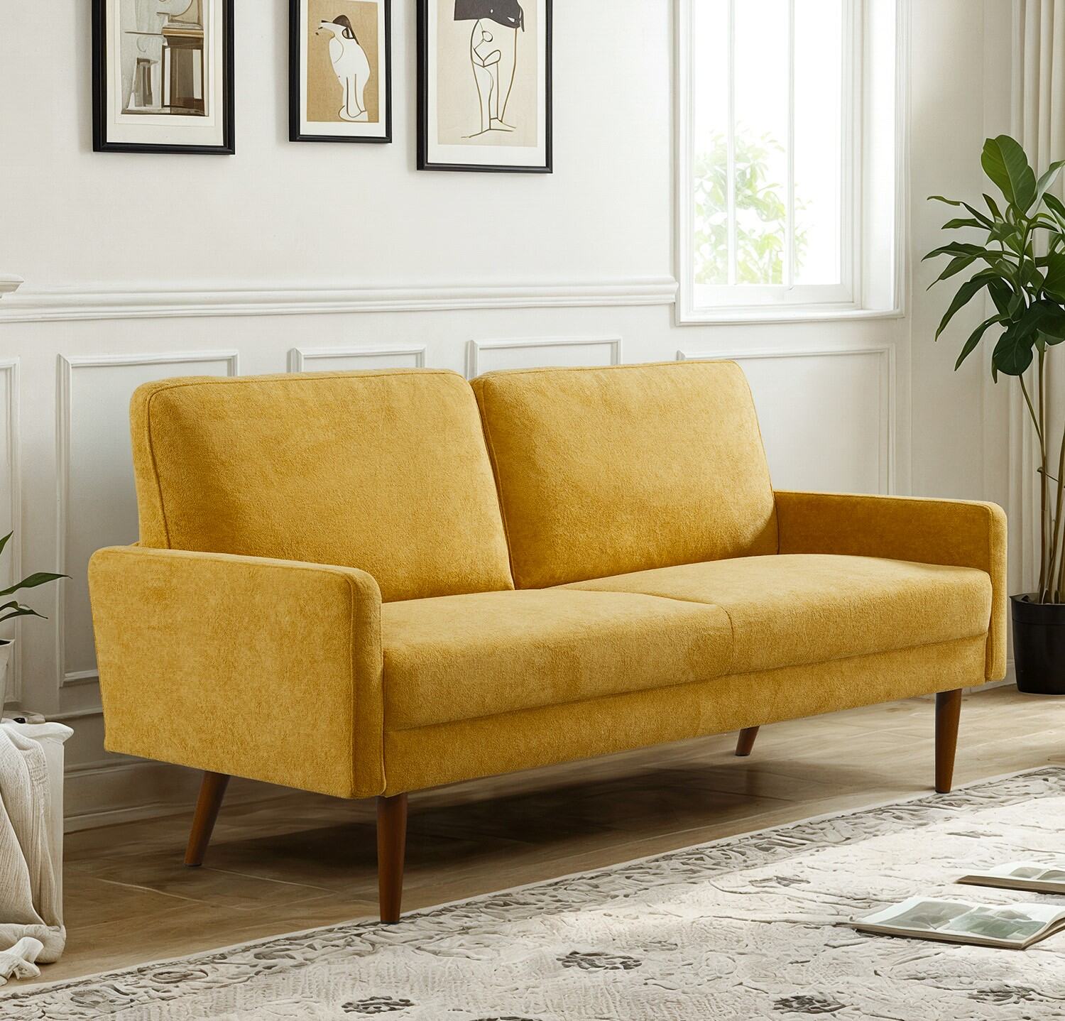 Modern Sofas Velvet Sofa, European Style with Sleek Design, Modern ...