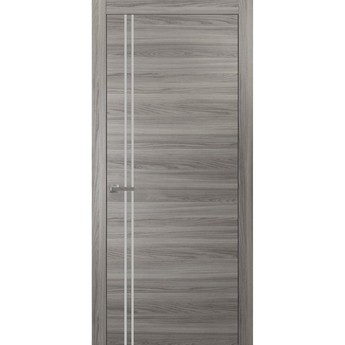 Modern Solid Interior Pre-Hung Door with Handle | Planum 0310 Ginger ...