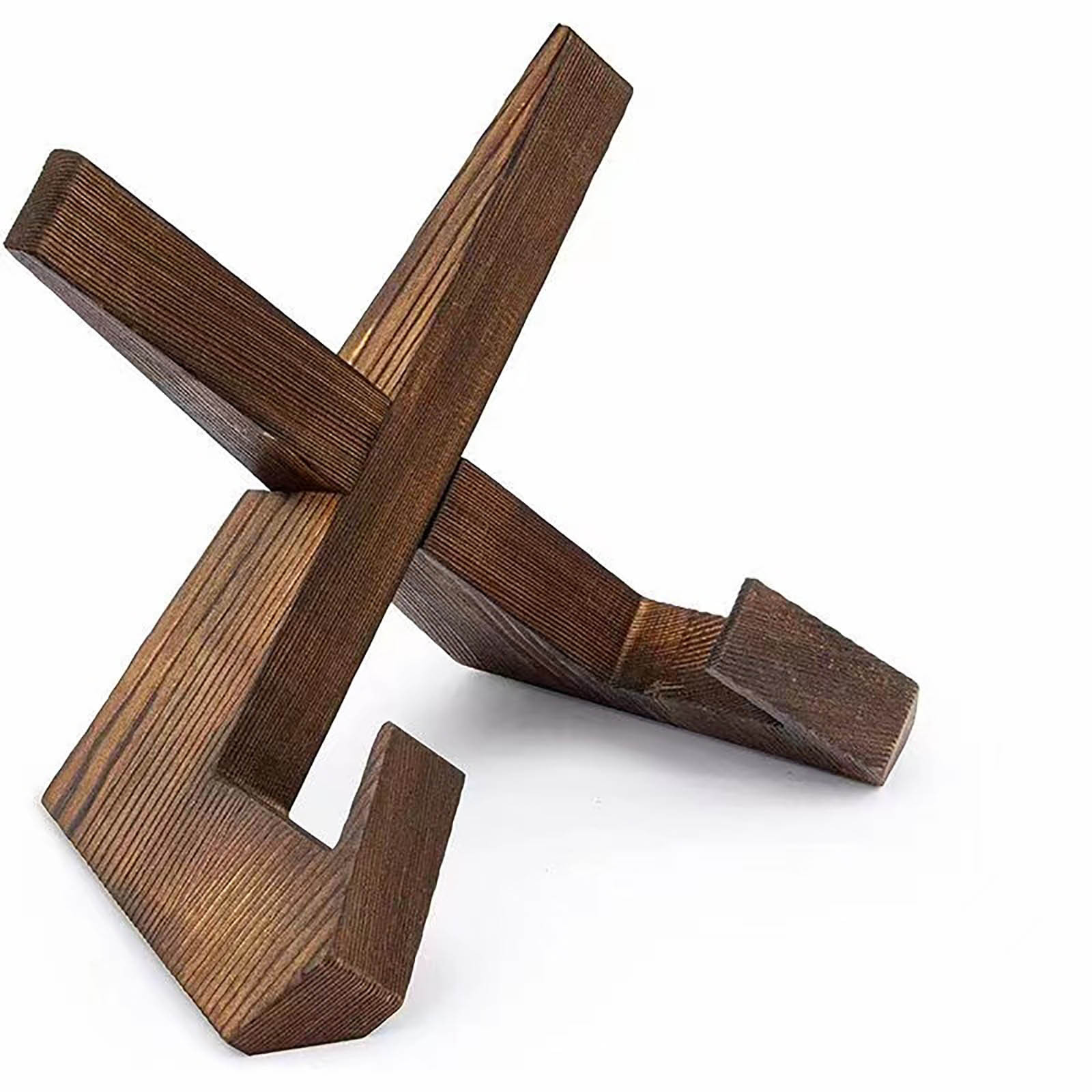 Modern Solid Wood Recipe Book Stand Stylish Record Holder Minimalist ...