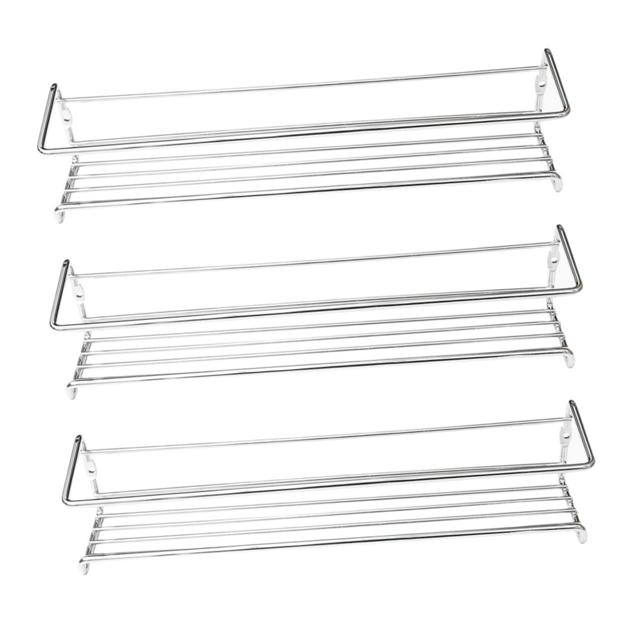 Modern Spice Rack Three Wall-mounted Spice Organiser Storage Wall ...