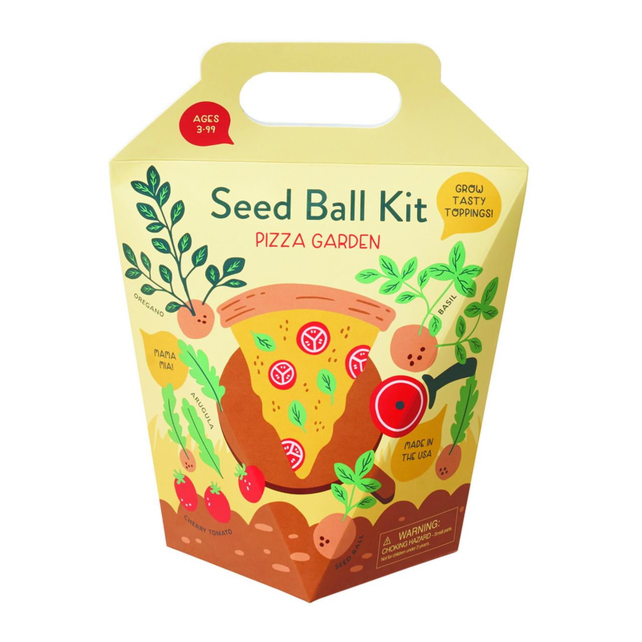 Modern Sprout 7021662 Pizza Garden Assorted Herbs Seed Starter Kit ...