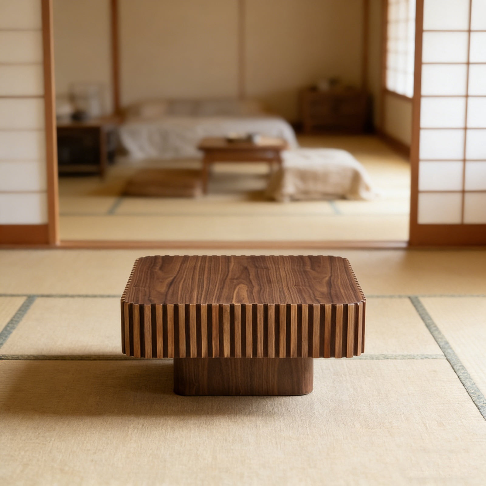Modern Square Coffee Table for Living Room, Minimalist Center Table ...