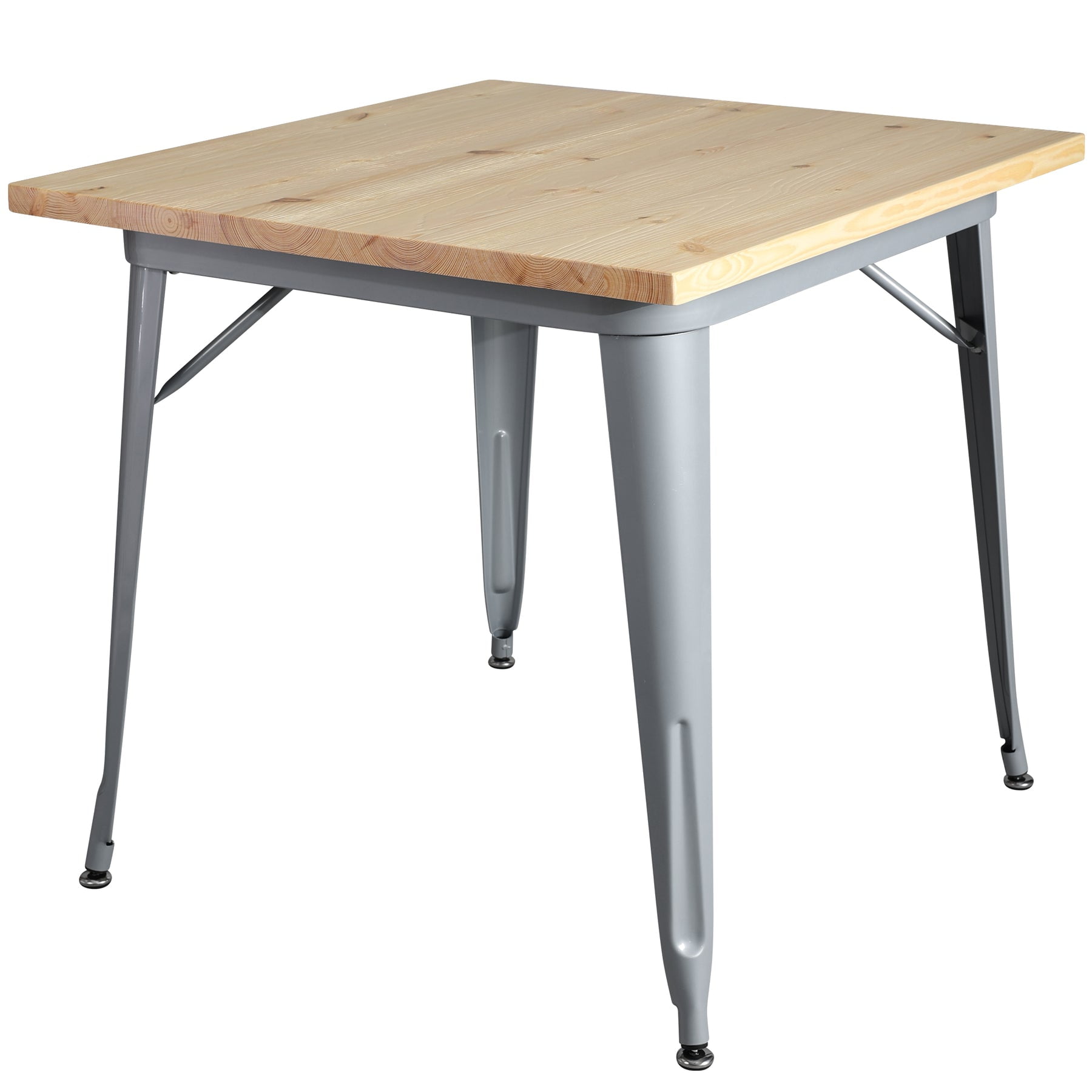 Modern Square Dining Table, A solid wood bar table，Mid-Century modern ...