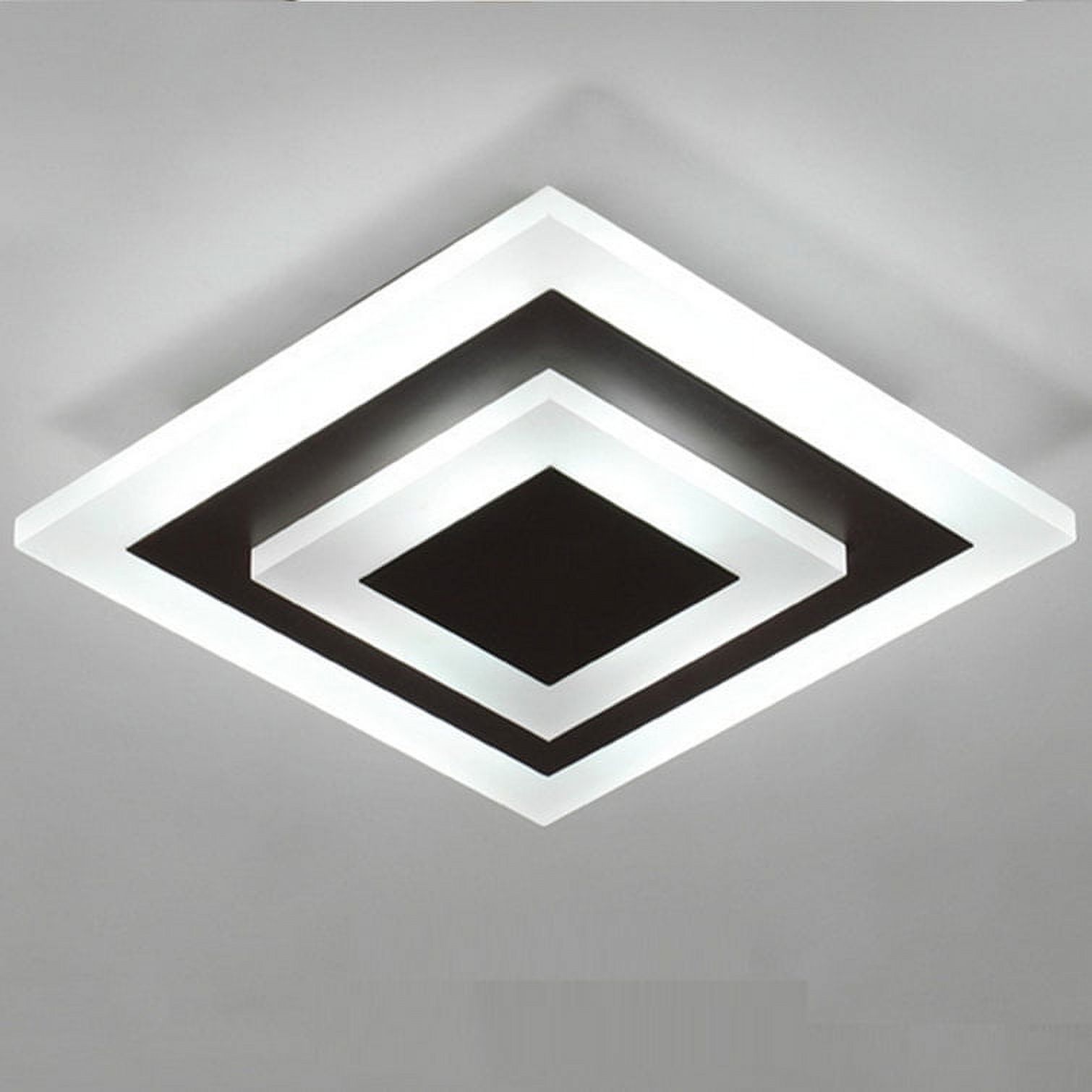 Modern Square LED Ceiling Light, Flush Mount, Overhead Fixture for ...