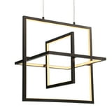 Modern Square LED Pendant Light for Kitchen Island, Dinning Room ...