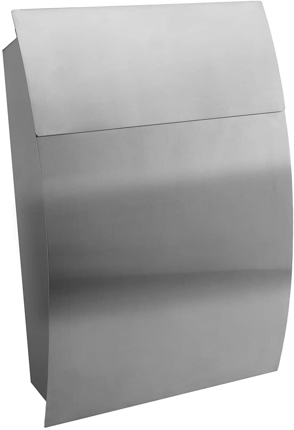 Modern Stainless Hardware MB1, Solid Grade 304 Stainless Steel Mailbox ...