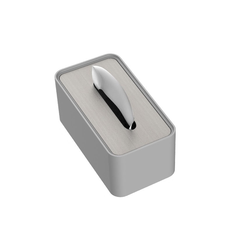 Modern Stainless Steel Tissue Box Holder High-end Desktop Napkin Facial ...