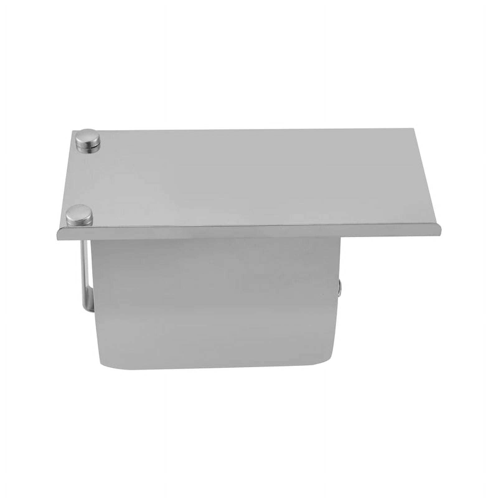 Modern Stainless Steel Wall Mount Paper Holder with Phone Shelf ...