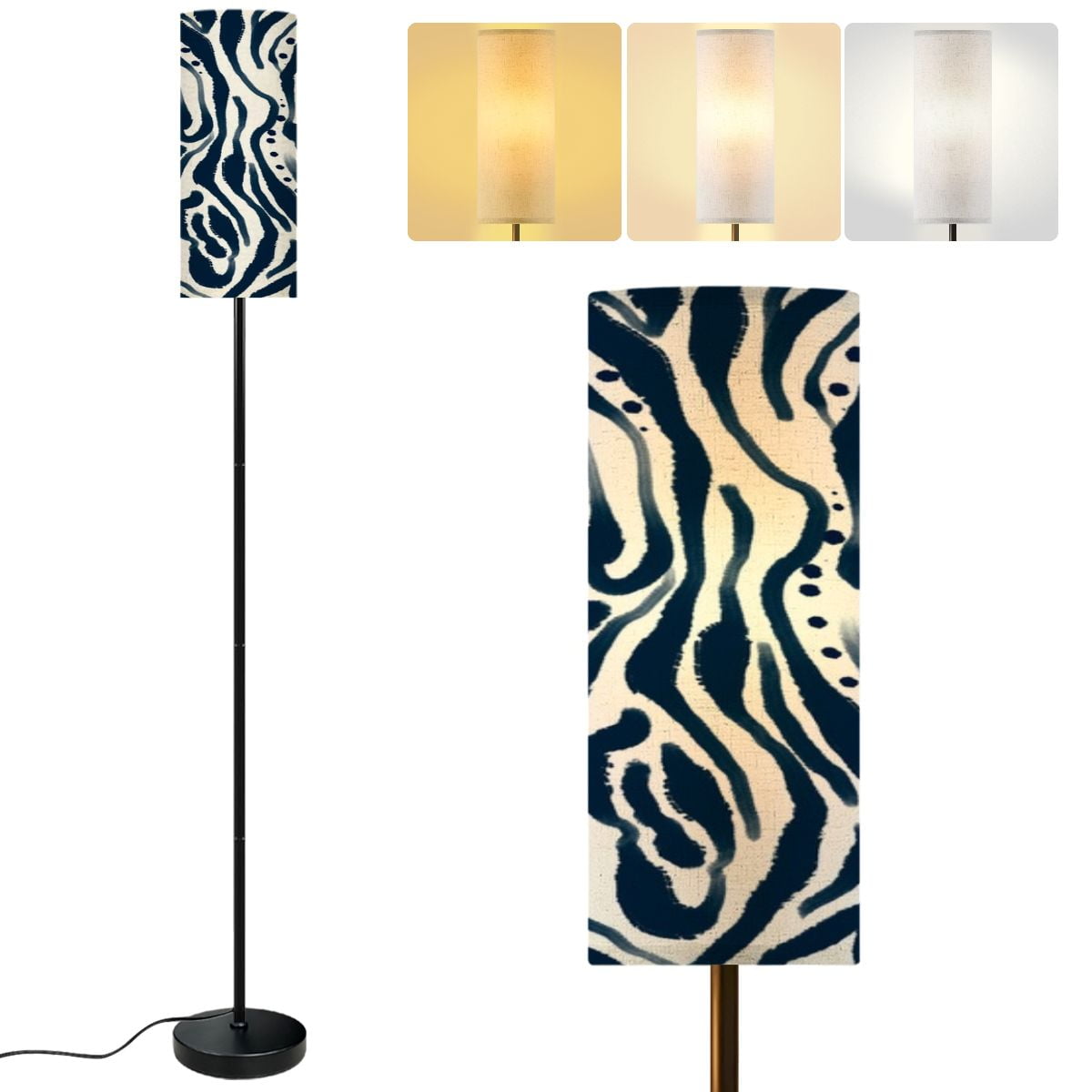 Modern Standing Floor Lamp Abstract animal skin surface seamless ...