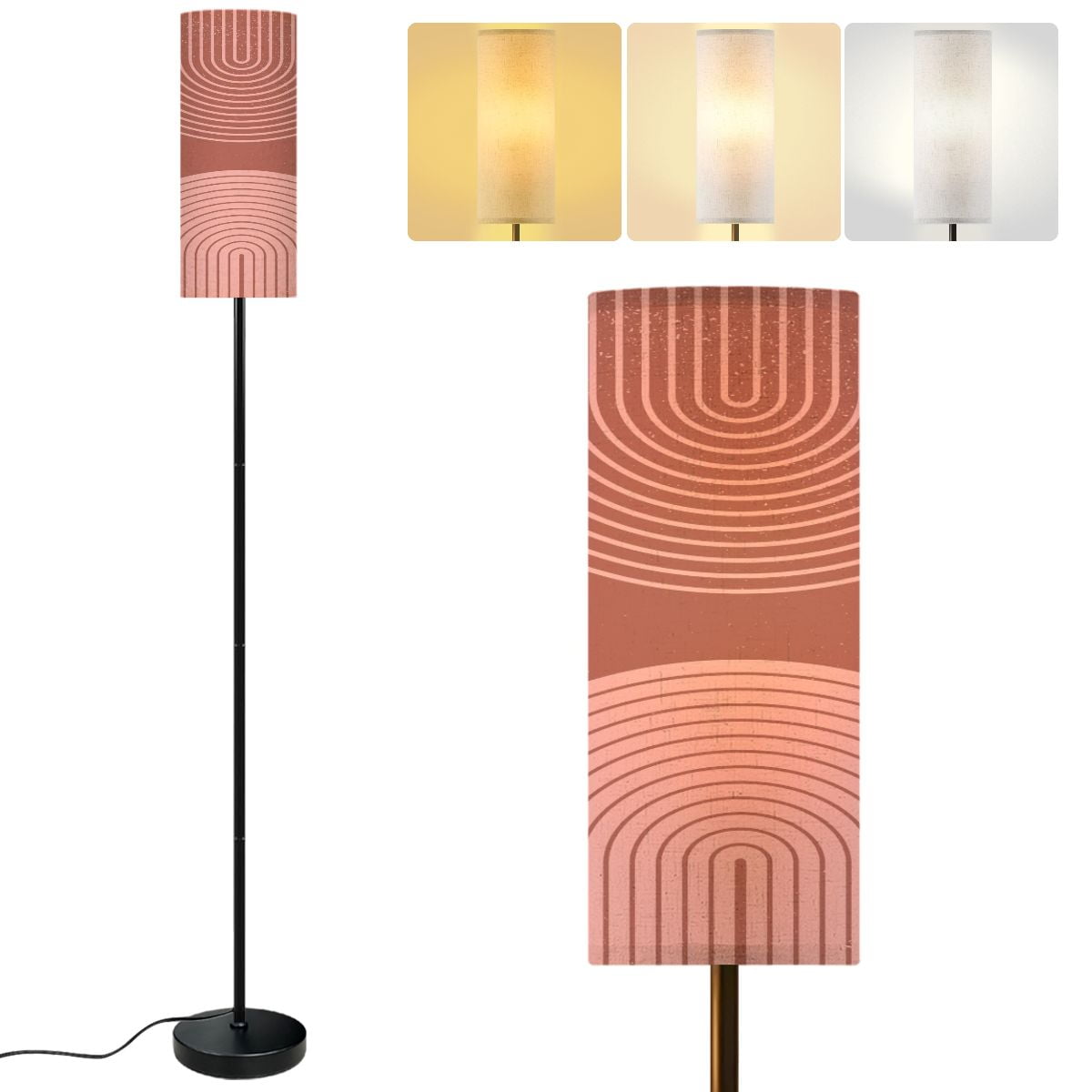 Modern Standing Floor Lamp Abstract contemporary aesthetic geometric ...