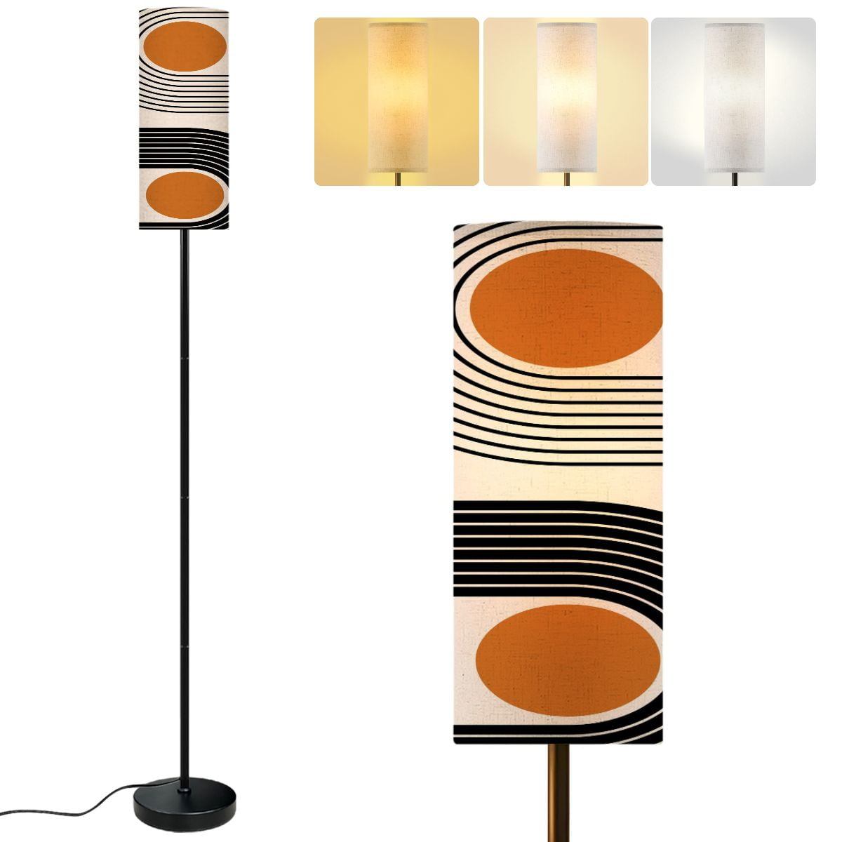 Modern Standing Floor Lamp Abstract contemporary aesthetic geometric ...