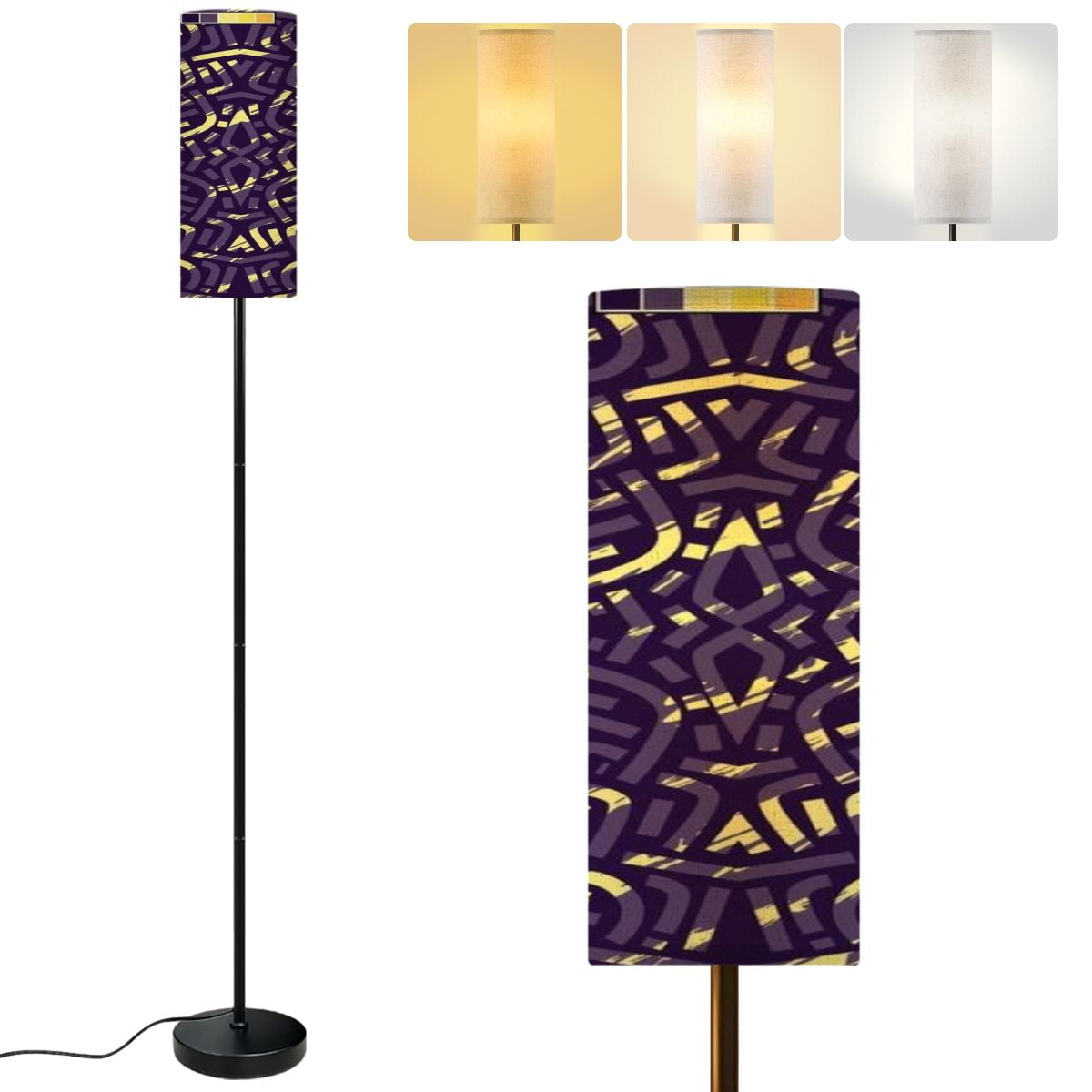 Modern Standing Floor Lamp Abstract geometric sports Animation graphics ...