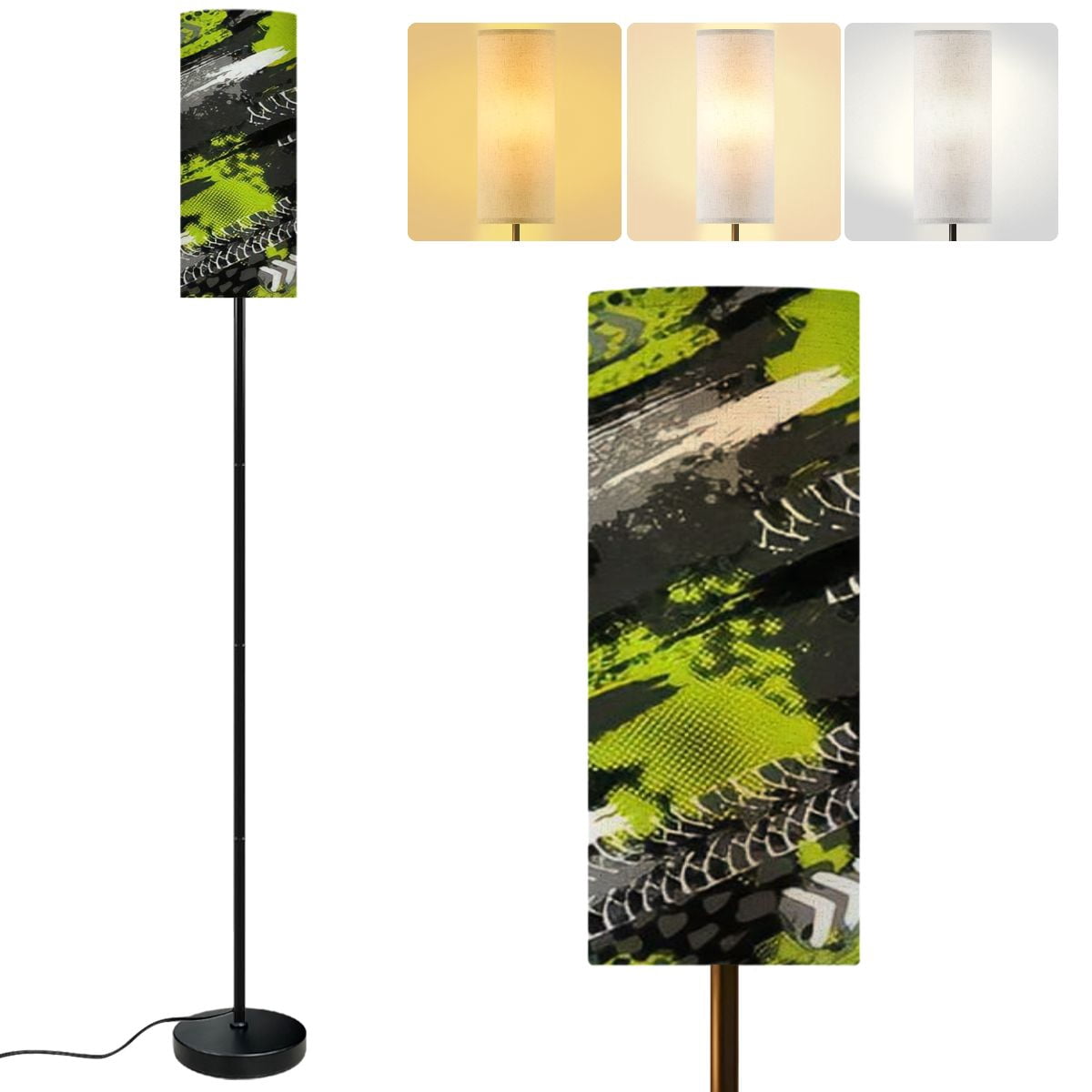 Modern Standing Floor Lamp Abstract seamless grunge for boy Urban style ...