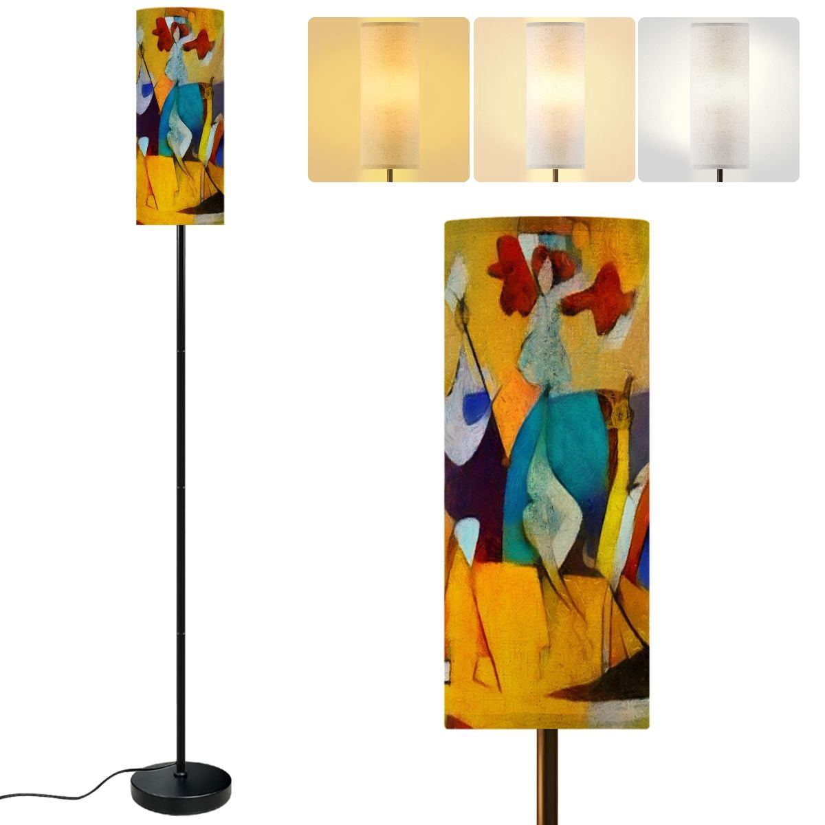 Modern Standing Floor Lamp Alternative reproductions famous paintings ...