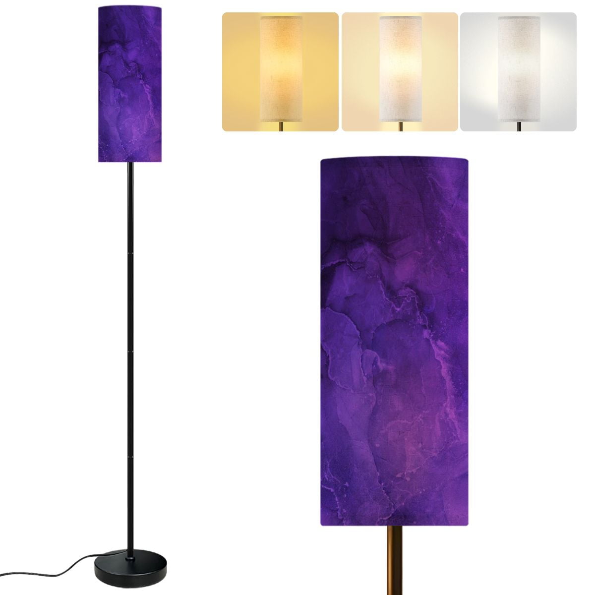 Modern Standing Floor Lamp Amazing Inkscape Alcohol Ink Effect Posh ...