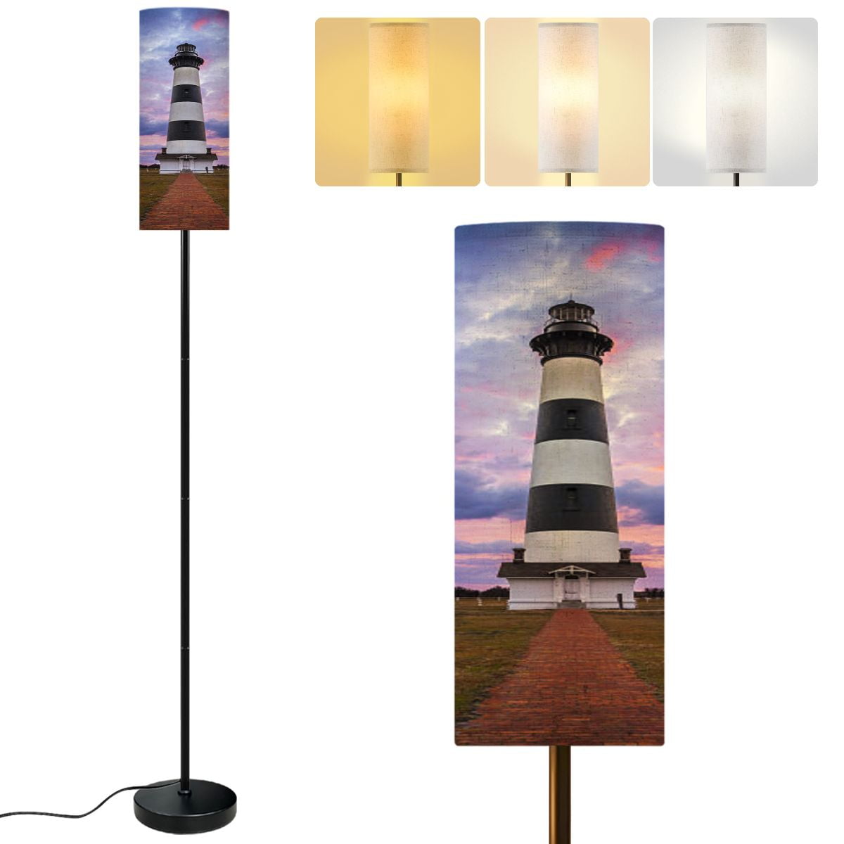 Modern Standing Floor Lamp Bodie Island Lighthouse Cape Hatteras ...