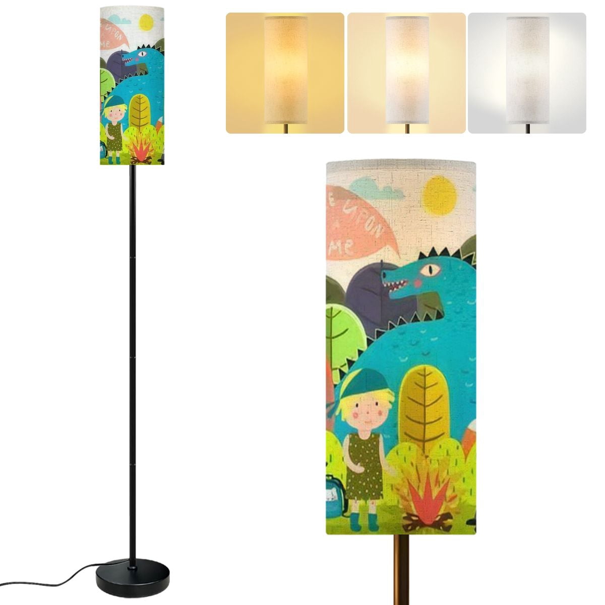 Modern Standing Floor Lamp Children summer camp storytelling Magic ...
