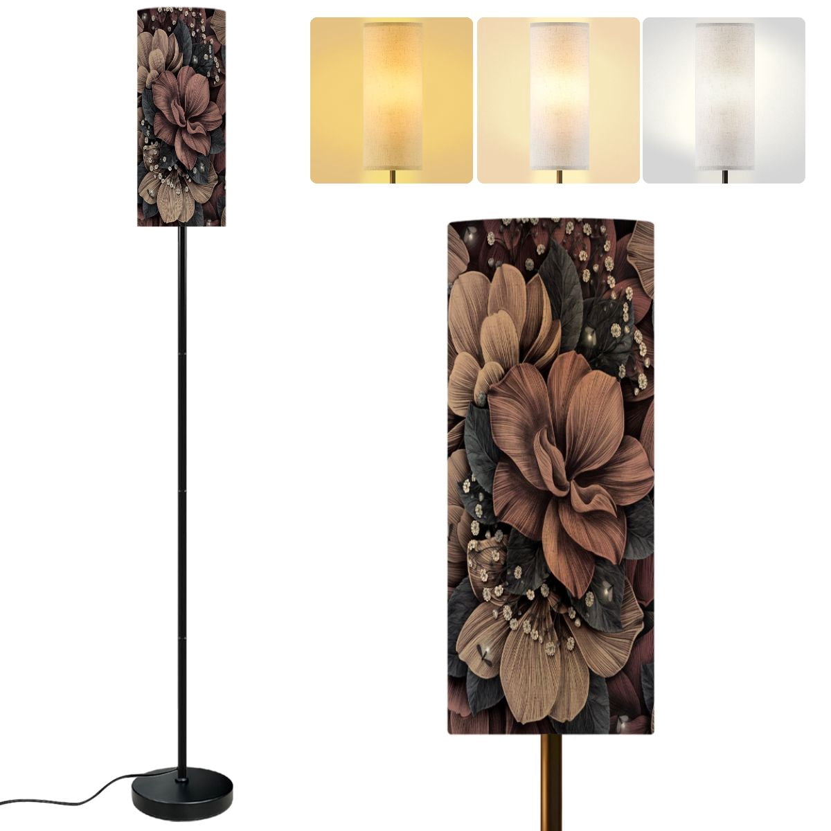Modern Standing Floor Lamp Luxury mystical seamless pattern vintage ...