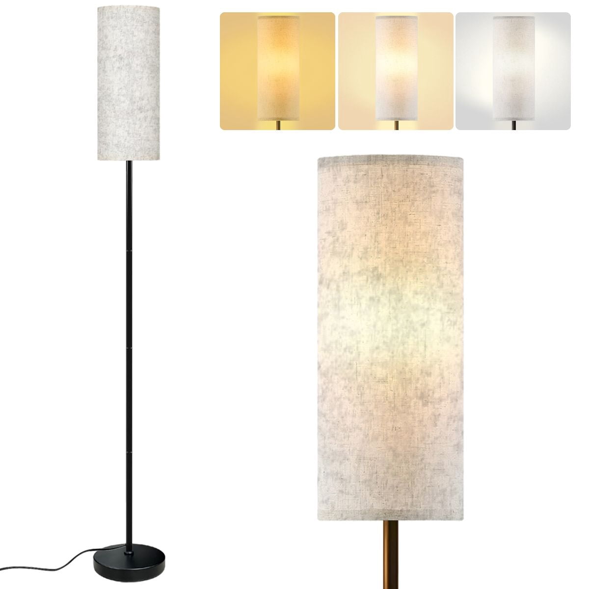Modern Standing Floor Lamp Marble texture Old grunge textures White ...