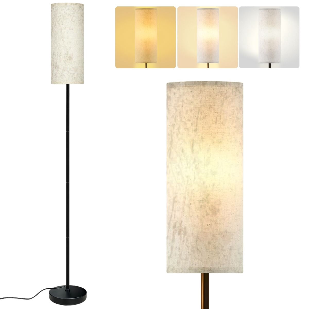 Modern Standing Floor Lamp Marble texture Old grunge textures White ...