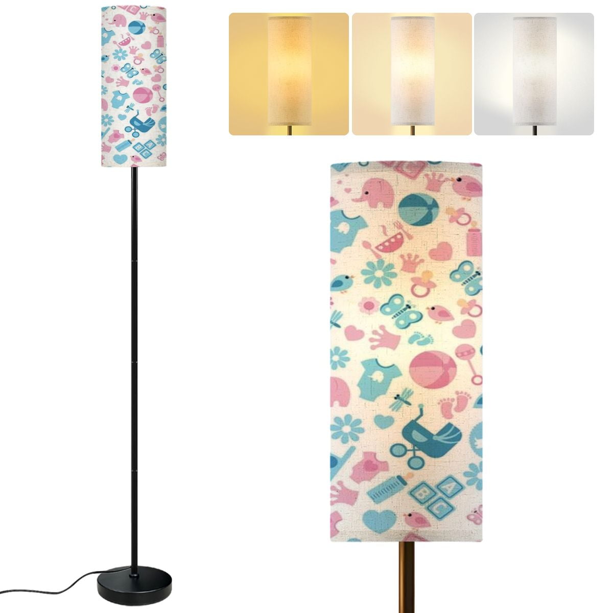 Modern Standing Floor Lamp Seamless Baby for Baby Shower seamless baby ...