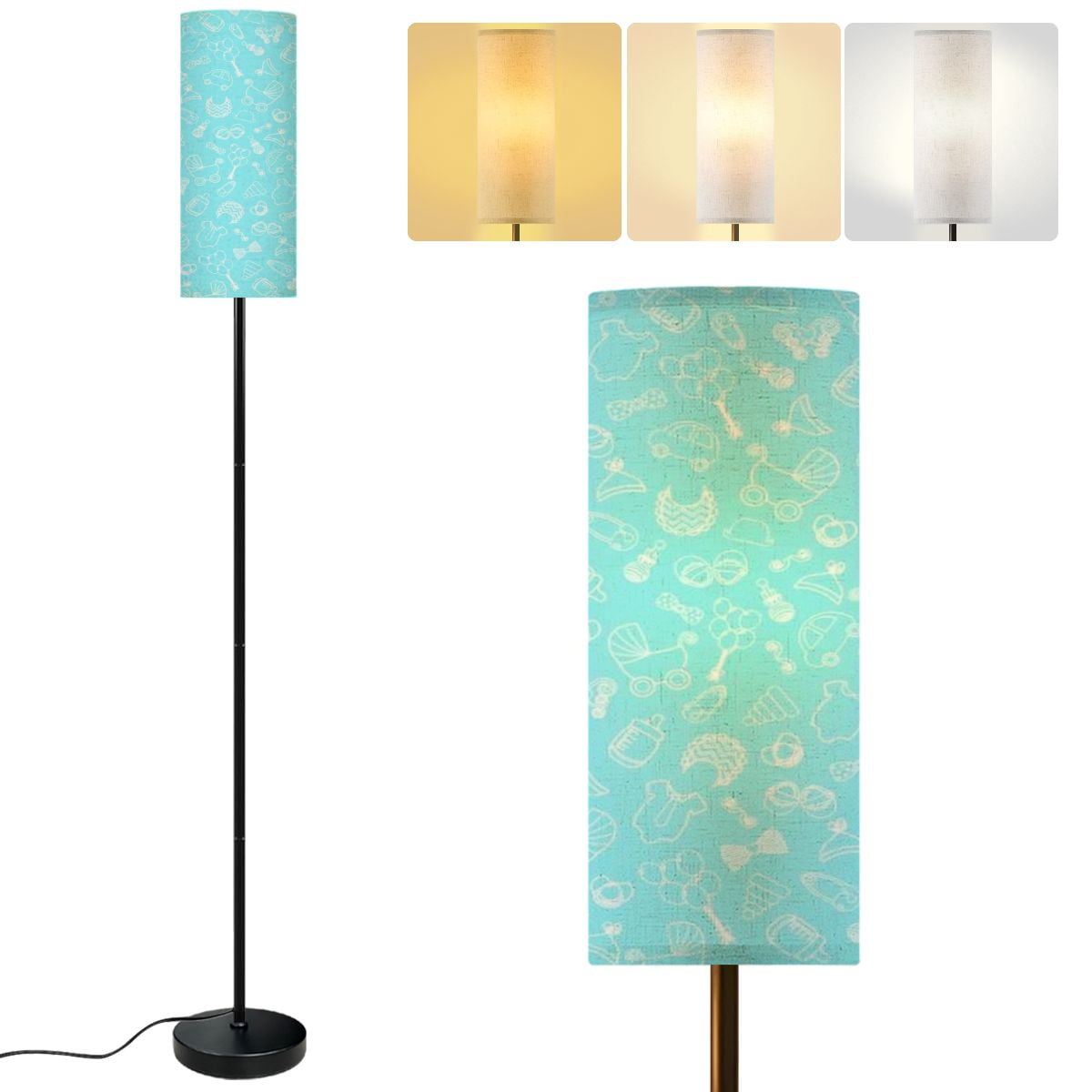 Modern Standing Floor Lamp baby seamless pregnancy for Shower outline ...