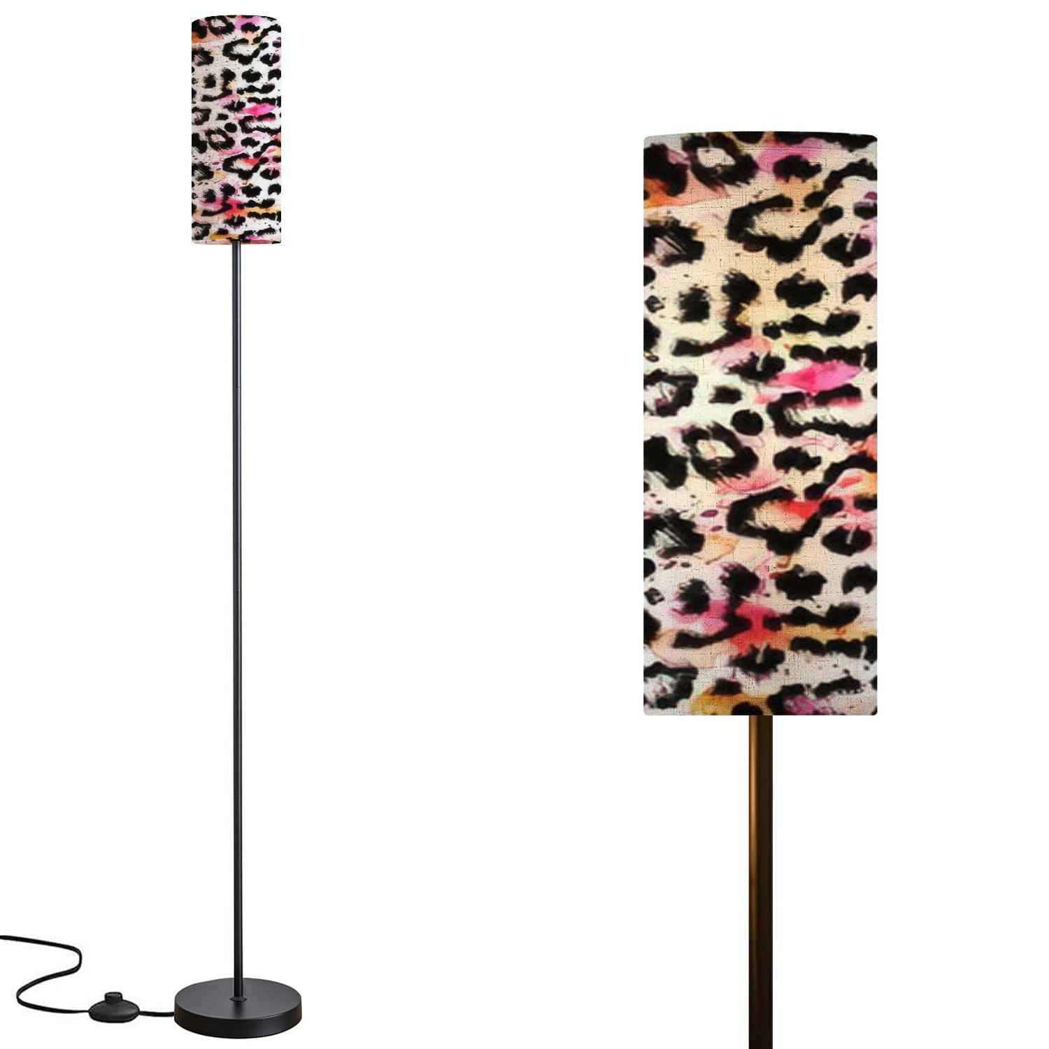 Modern Standing Lamps Abstract Leopard Cheetah Skin Shapes Hand ...