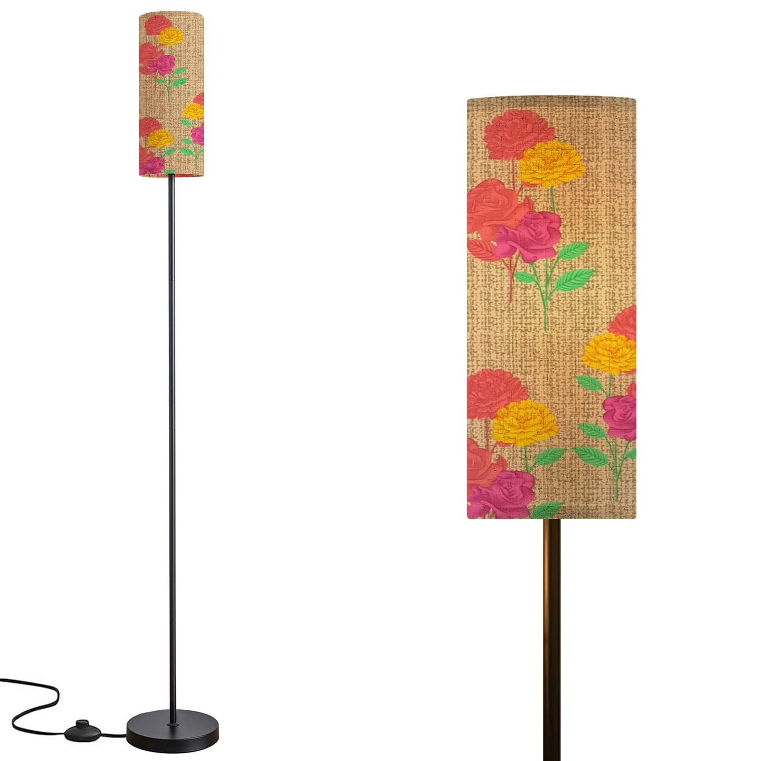 Modern Standing Lamps Abstract brush strokes watercolor patterns ...