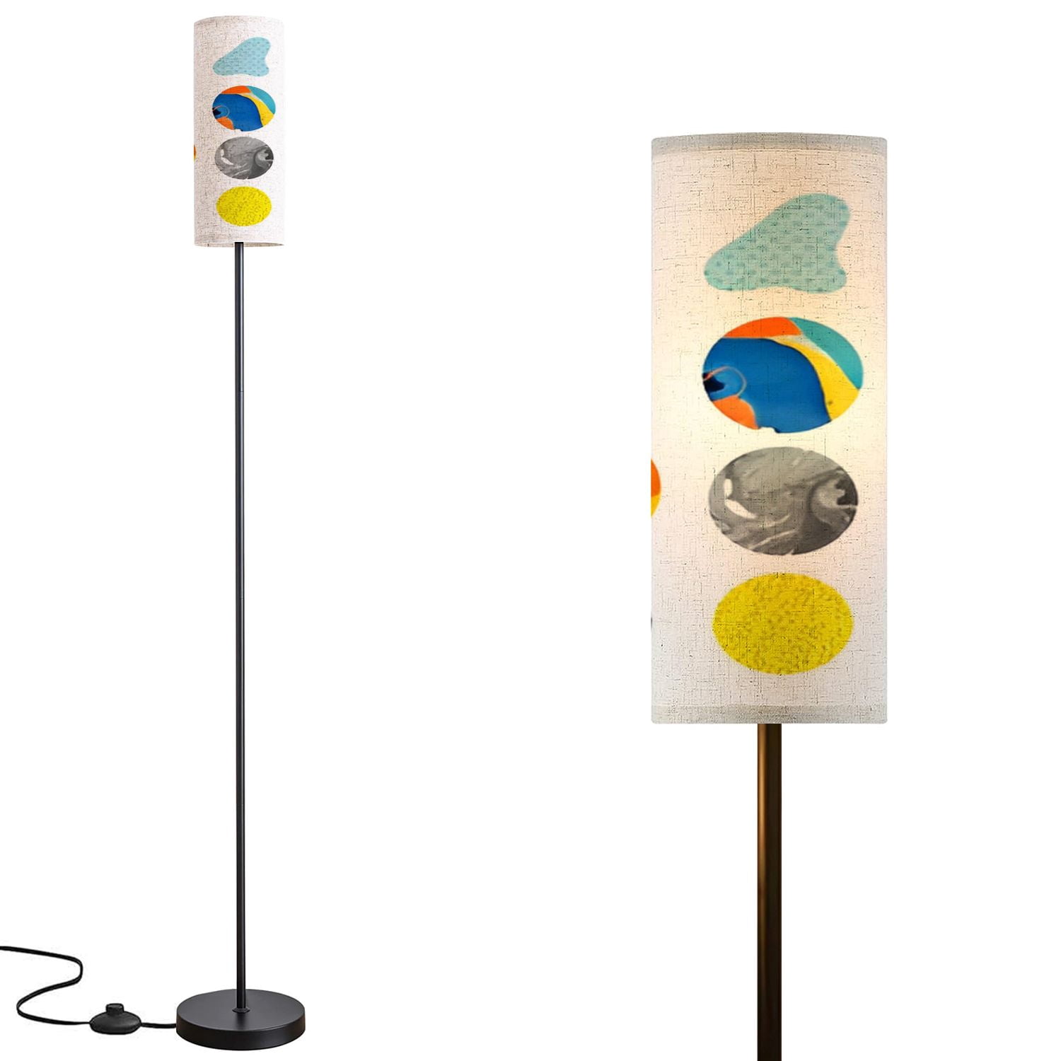 Modern Standing Lamps Abstract different shapes Handmade texture ...