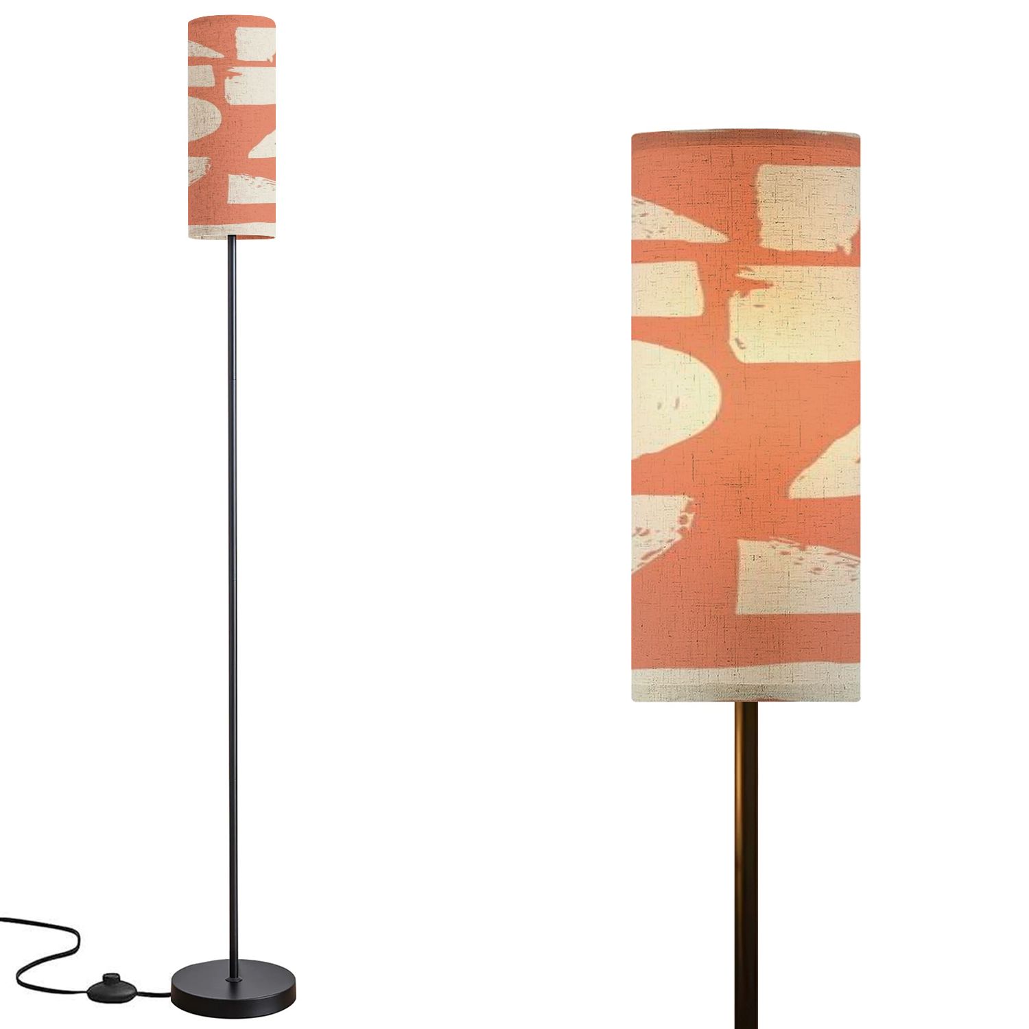 Modern Standing Lamps Abstract pattern abstract ethnic geometric print ...