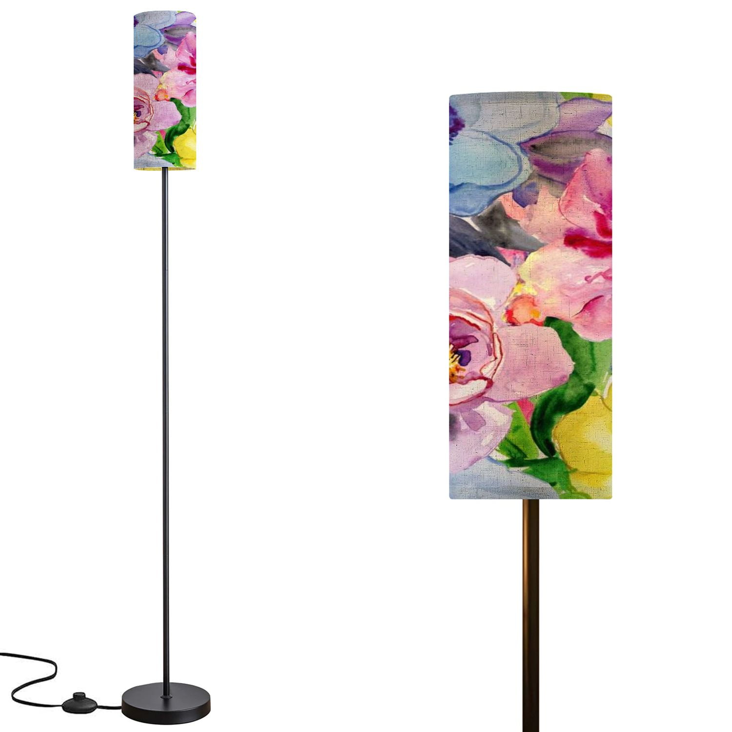 Modern Standing Lamps Abstract watercolor hand backgrounds magnolia ...