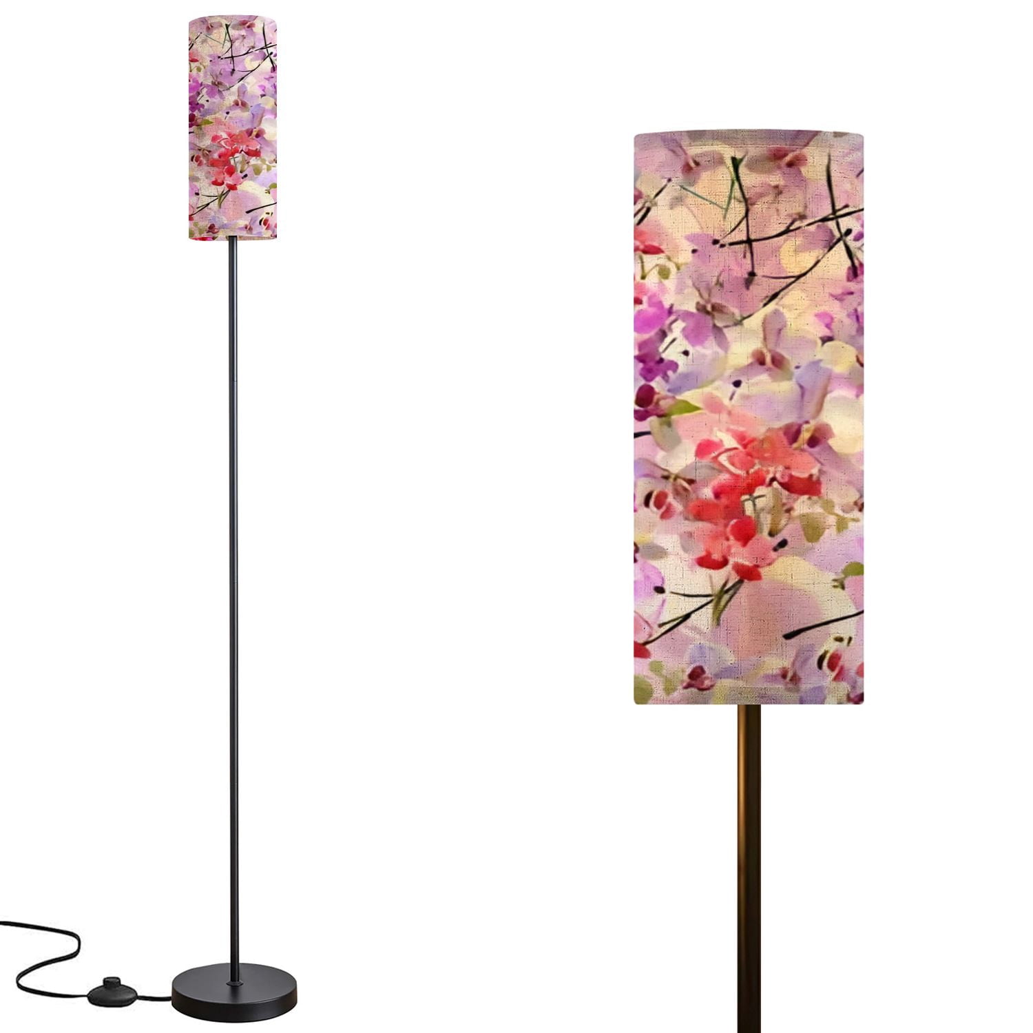 Modern Standing Lamps Abstract watercolor hand backgrounds orchid ...