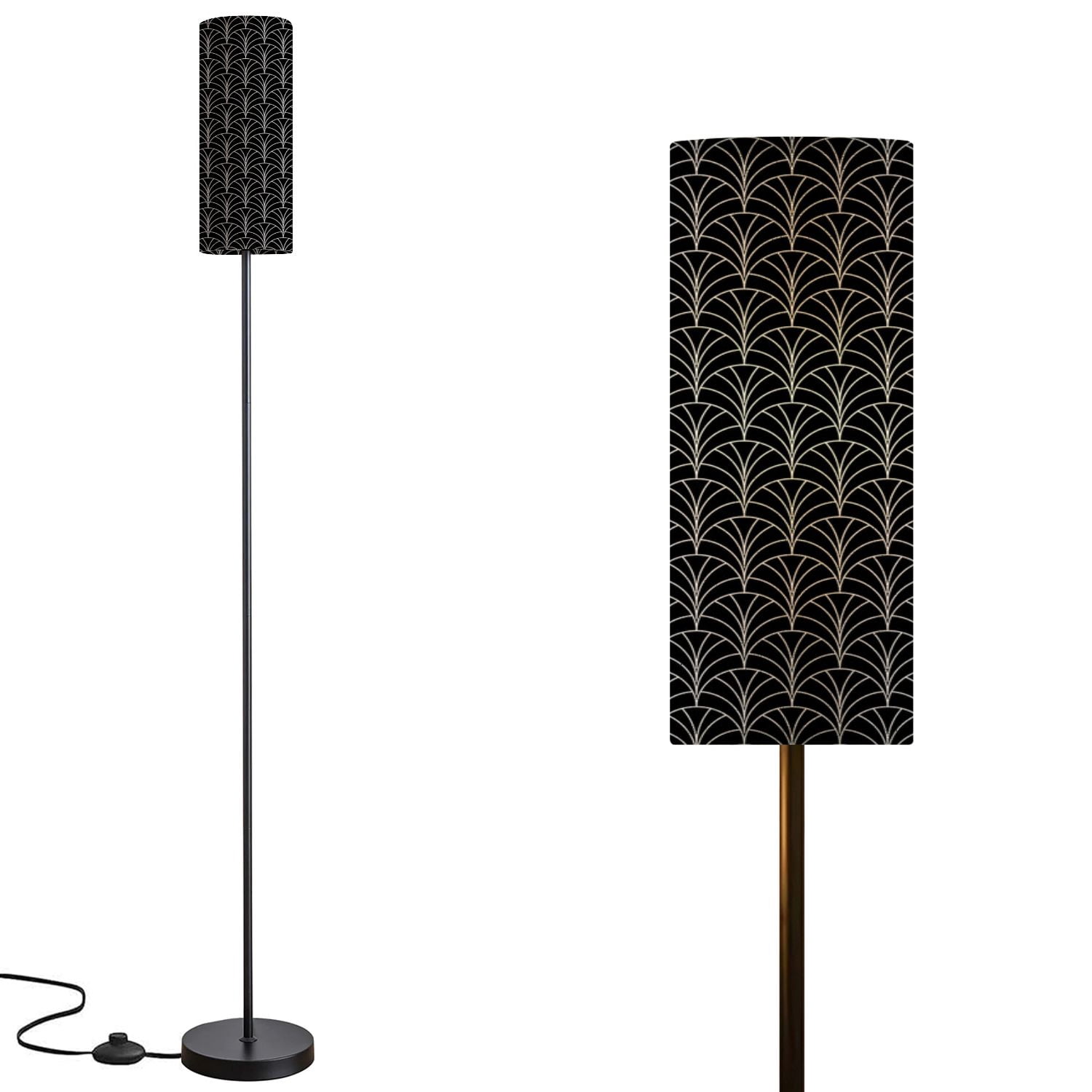 Modern Standing Lamps Ancient egyptian palm tree leafs grid motif ...