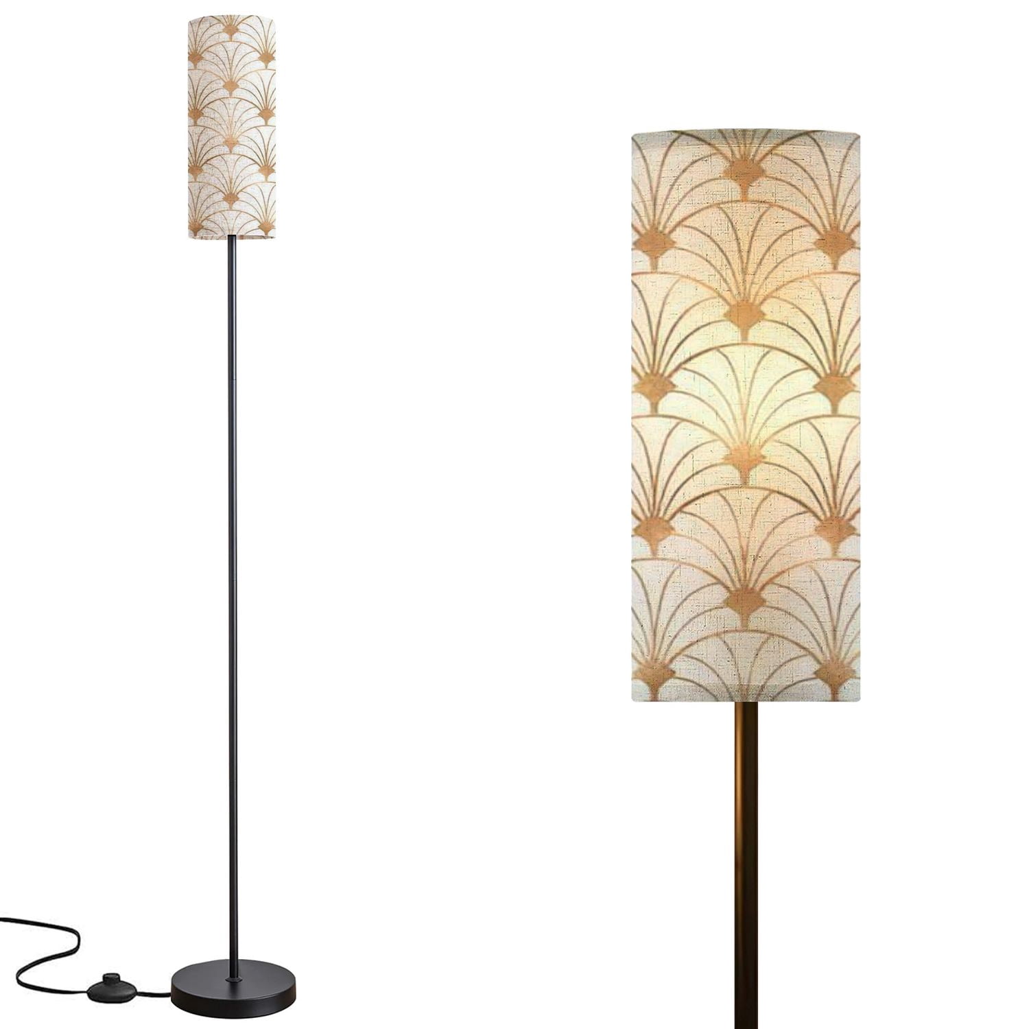 Modern Standing Lamps Art seamless pattern gold geometric shapes golden ...