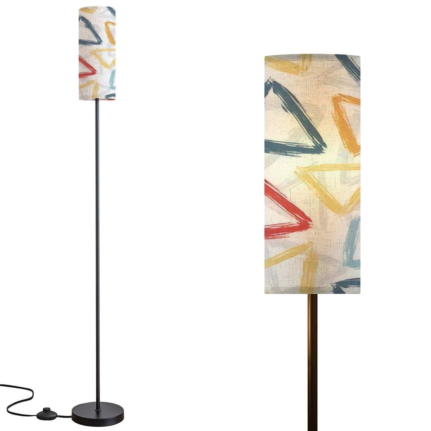 Modern Standing Lamps Decorative seamless pattern colorful hand drawn ...