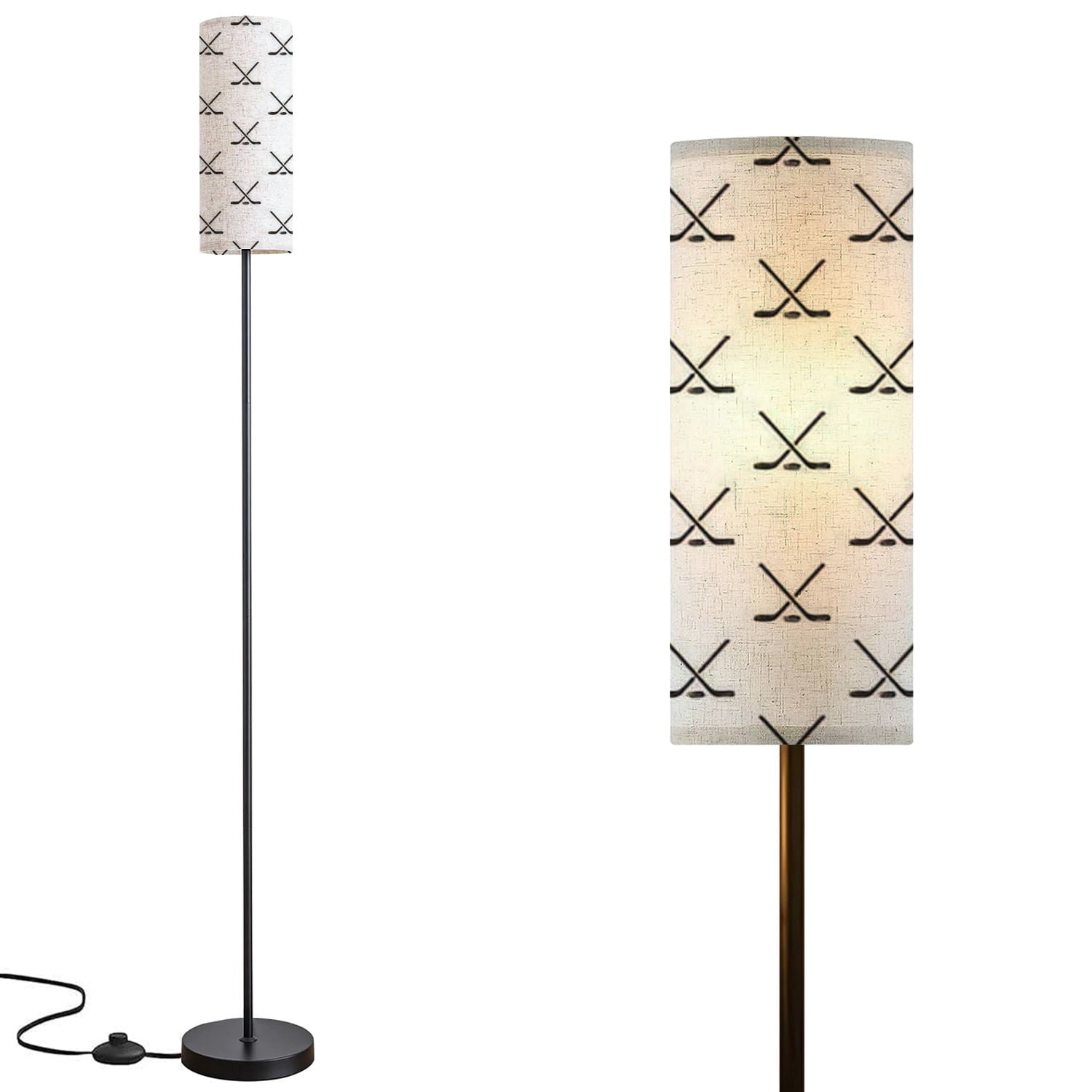 Modern Standing Lamps Hockey stick pattern seamless repeating for any ...