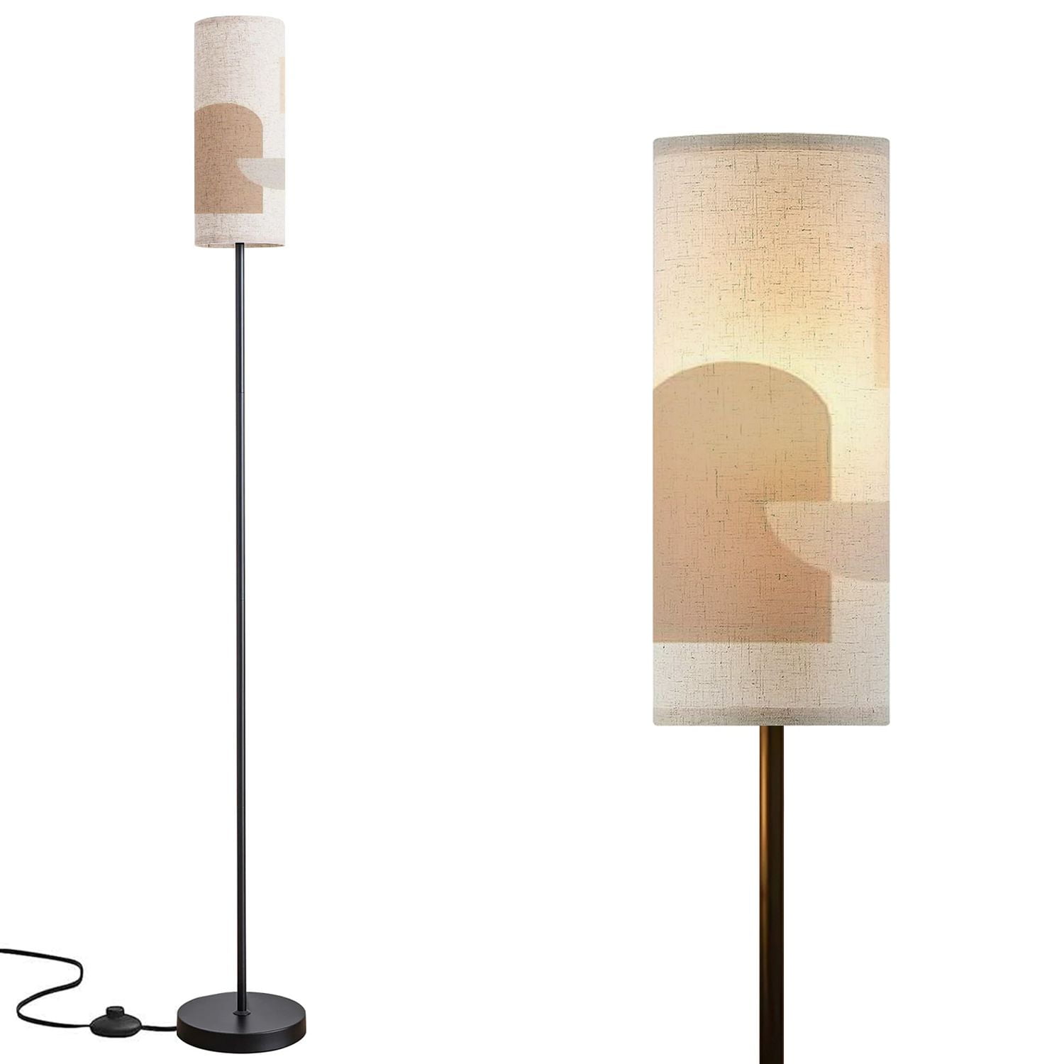 Modern Standing Lamps Mid century Modern Geometric composition Earth ...