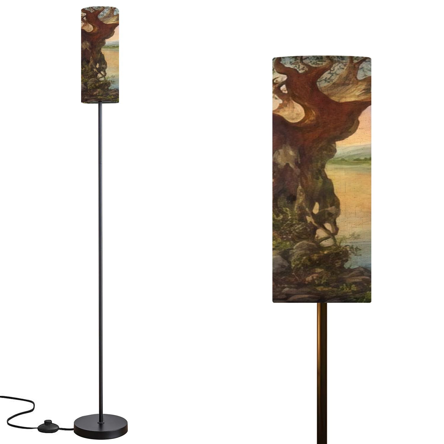 Modern Standing Lamps Old tree water Sergey Voevodin 1998 Oak rocky ...