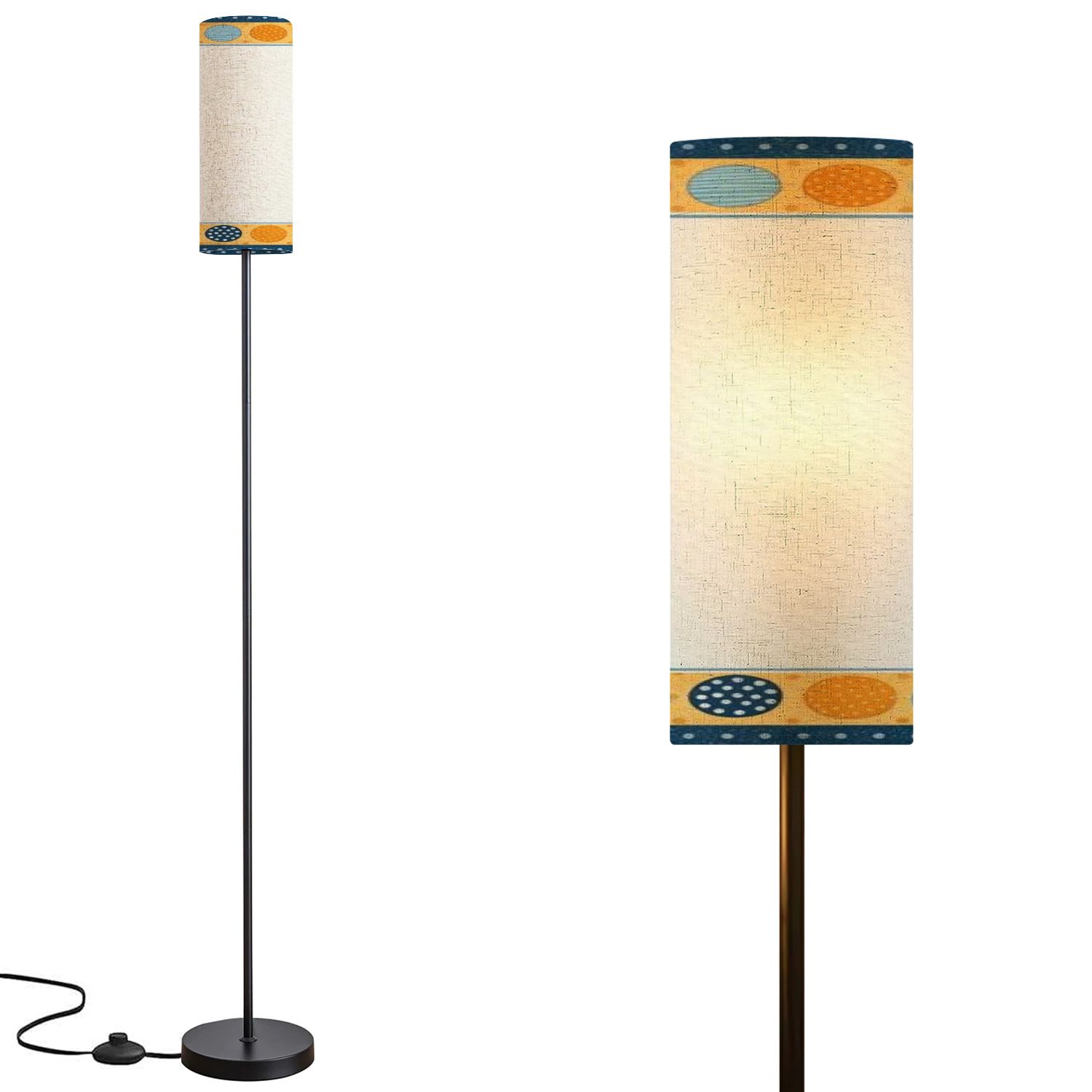 Modern Standing Lamps Pattern Border Paper Texture Palette Dimmable ...