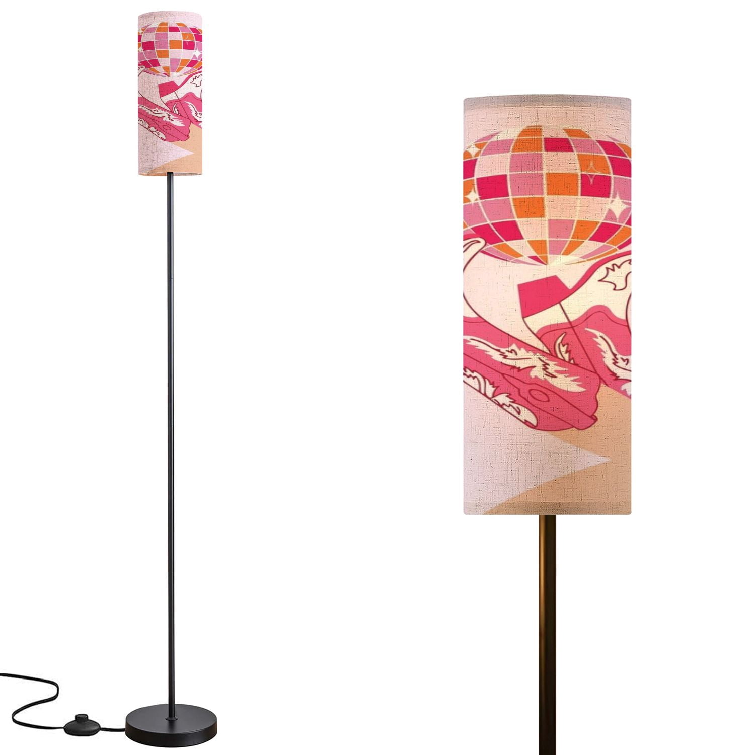 Modern Standing Lamps Room Decor Posters Pink Aesthetic Poster Pink ...