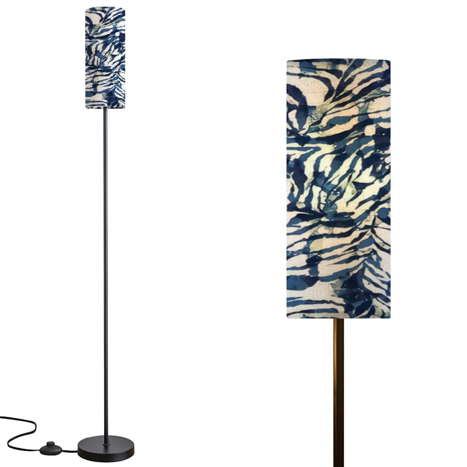 Modern Standing Lamps Seamless Hand Watercolor Zebra Animal Skin ...