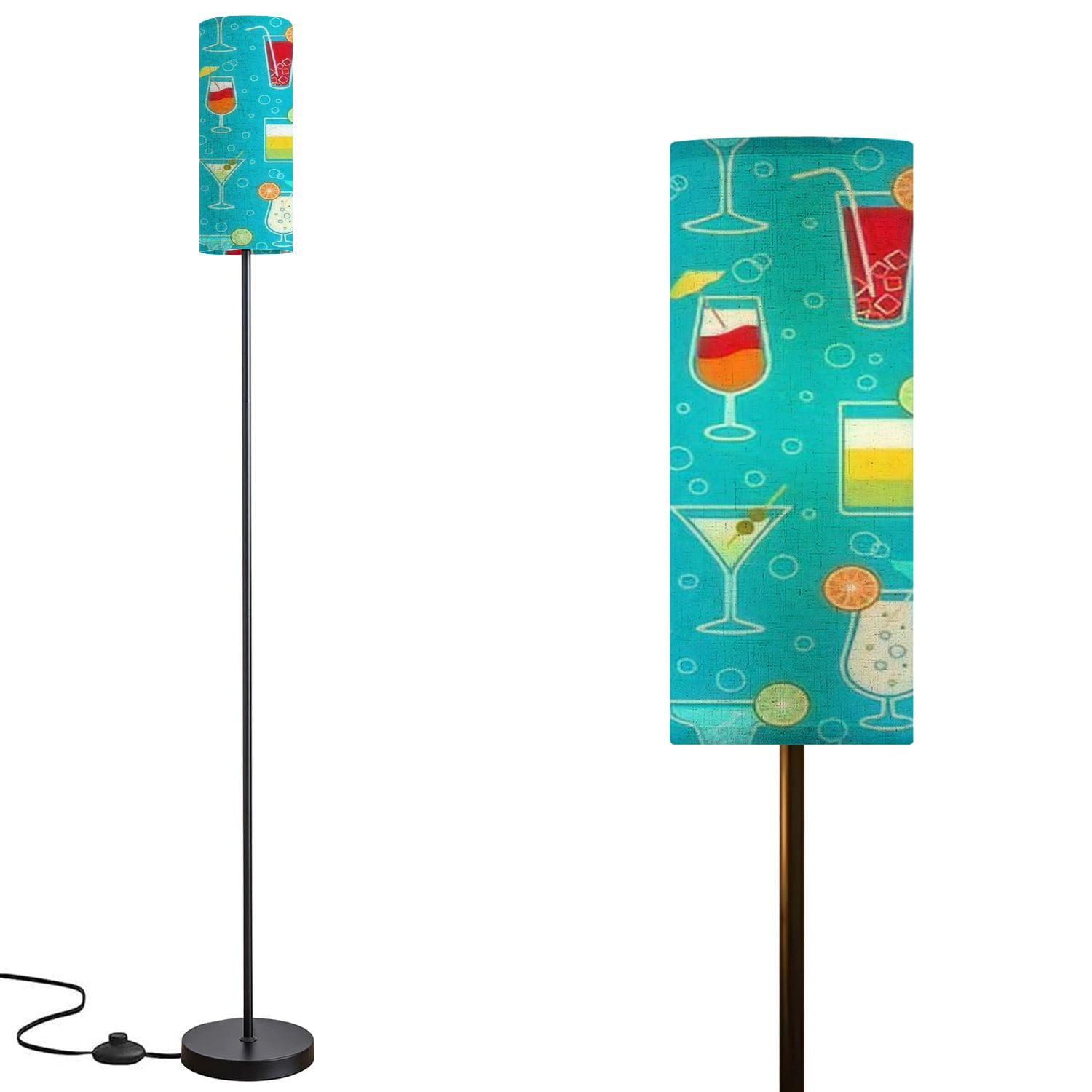 Modern Standing Lamps Seamless alcohol cocktail drinks martini ...
