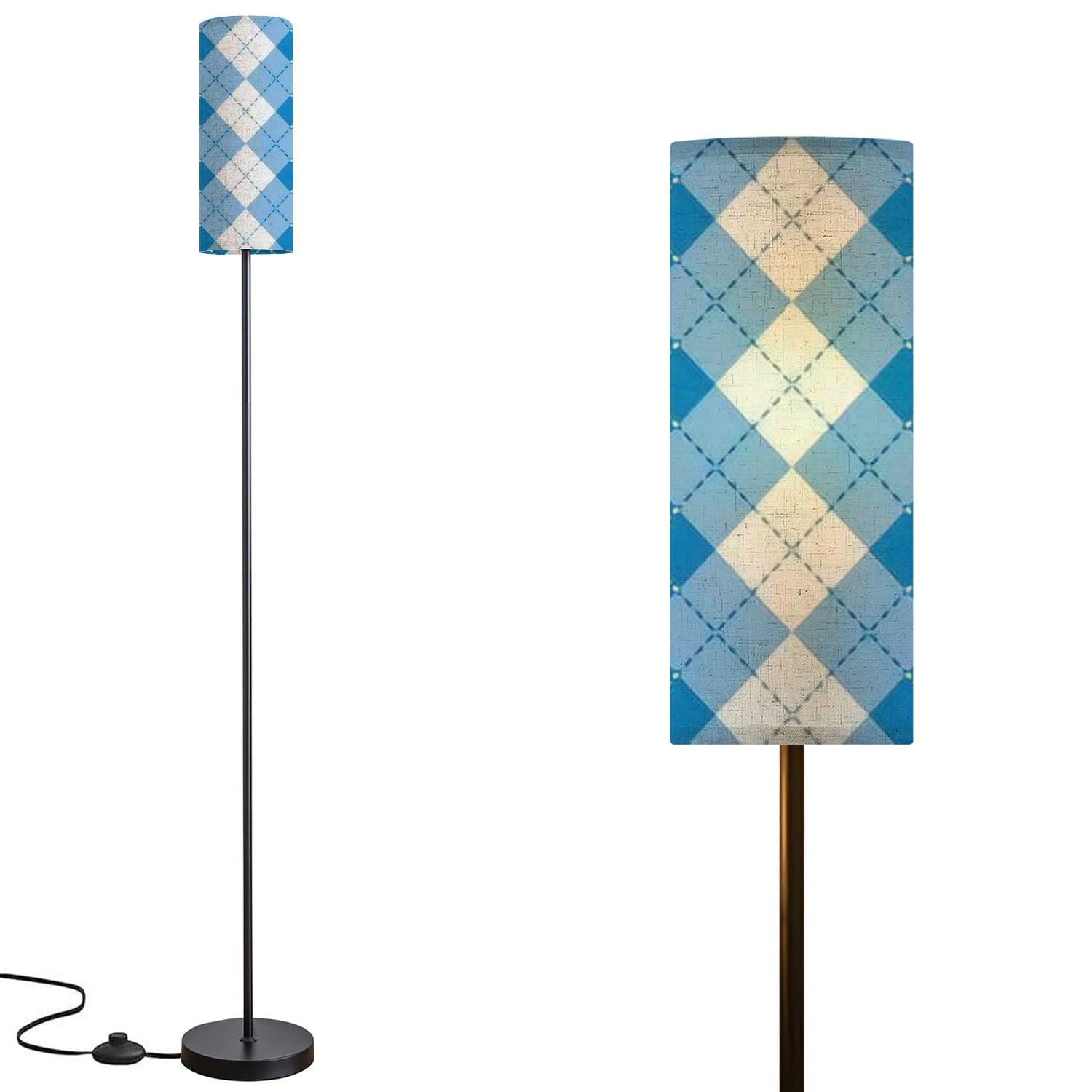 Modern Standing Lamps Seamless argyle dashed lines white Elements ...