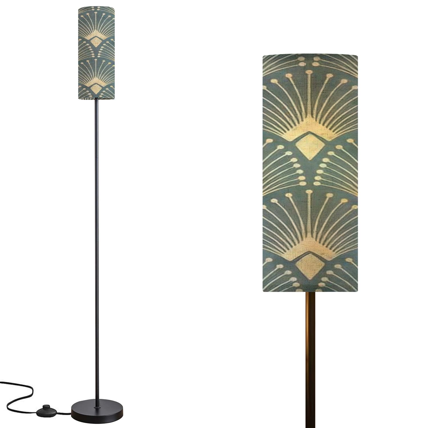 Modern Standing Lamps Seamless ornamental watercolor texture luxury ...