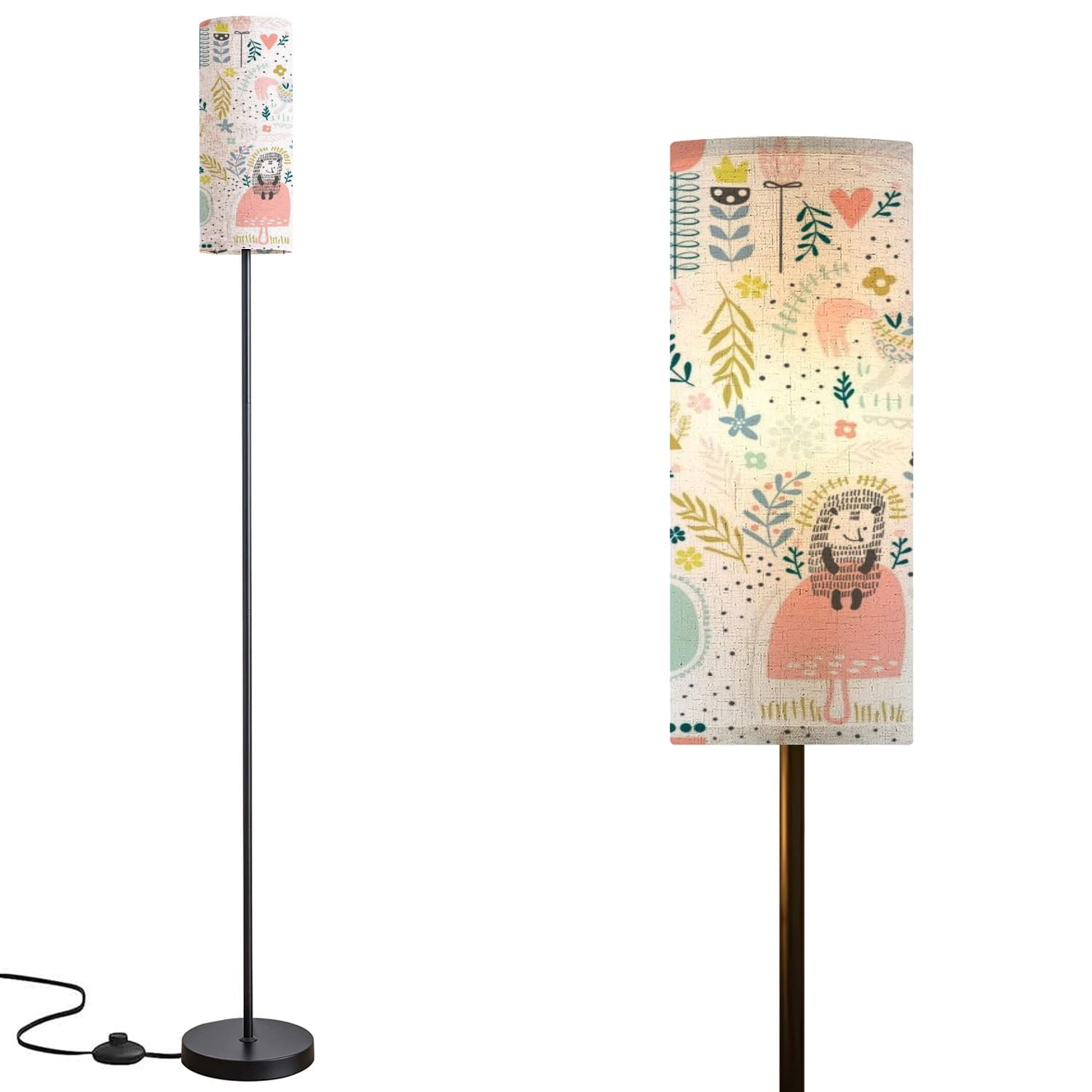 Modern Standing Lamps Seamless pattern Creative height for kids apparel ...
