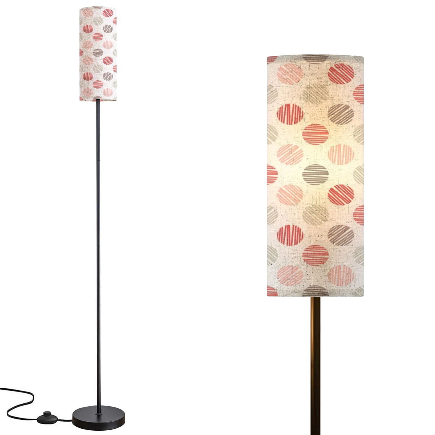Modern Standing Lamps Seamless pattern Stylish texture Dimmable Floor ...