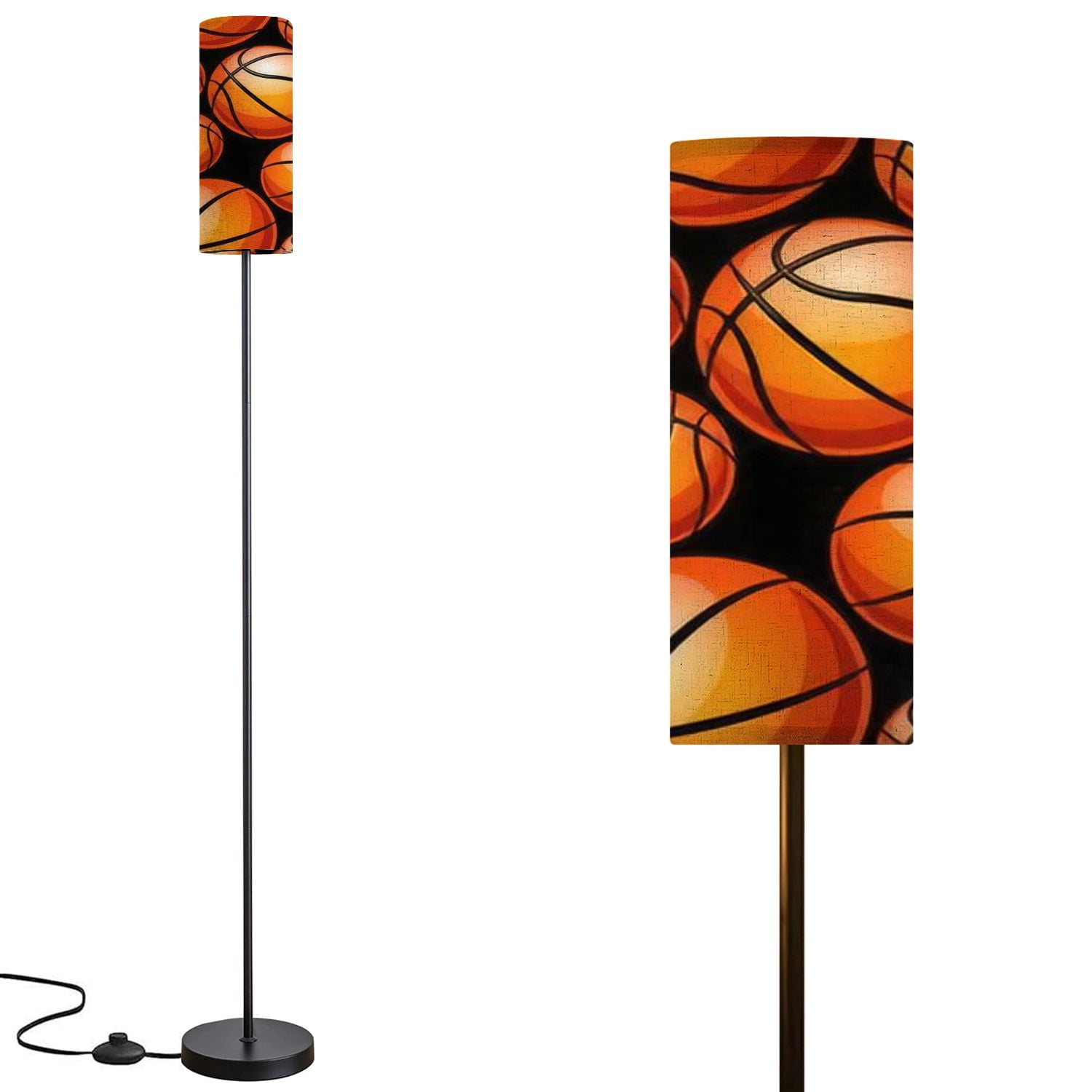 Modern Standing Lamps Seamless pattern basketball ball for cover fabric ...